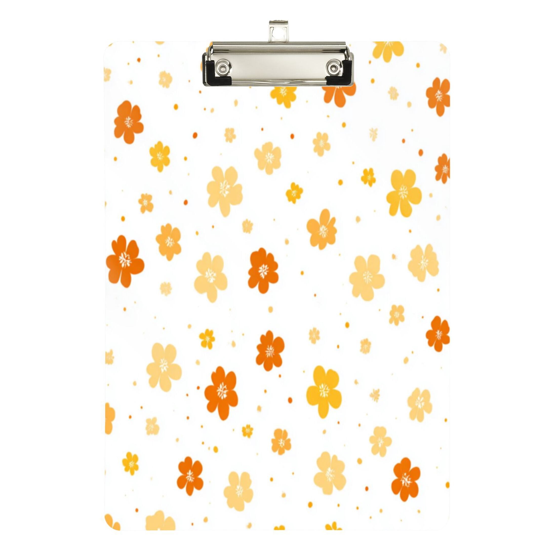 12.5" x 9" Acrylic Clipboard with Silver Clip & Retractable Hook for ...
