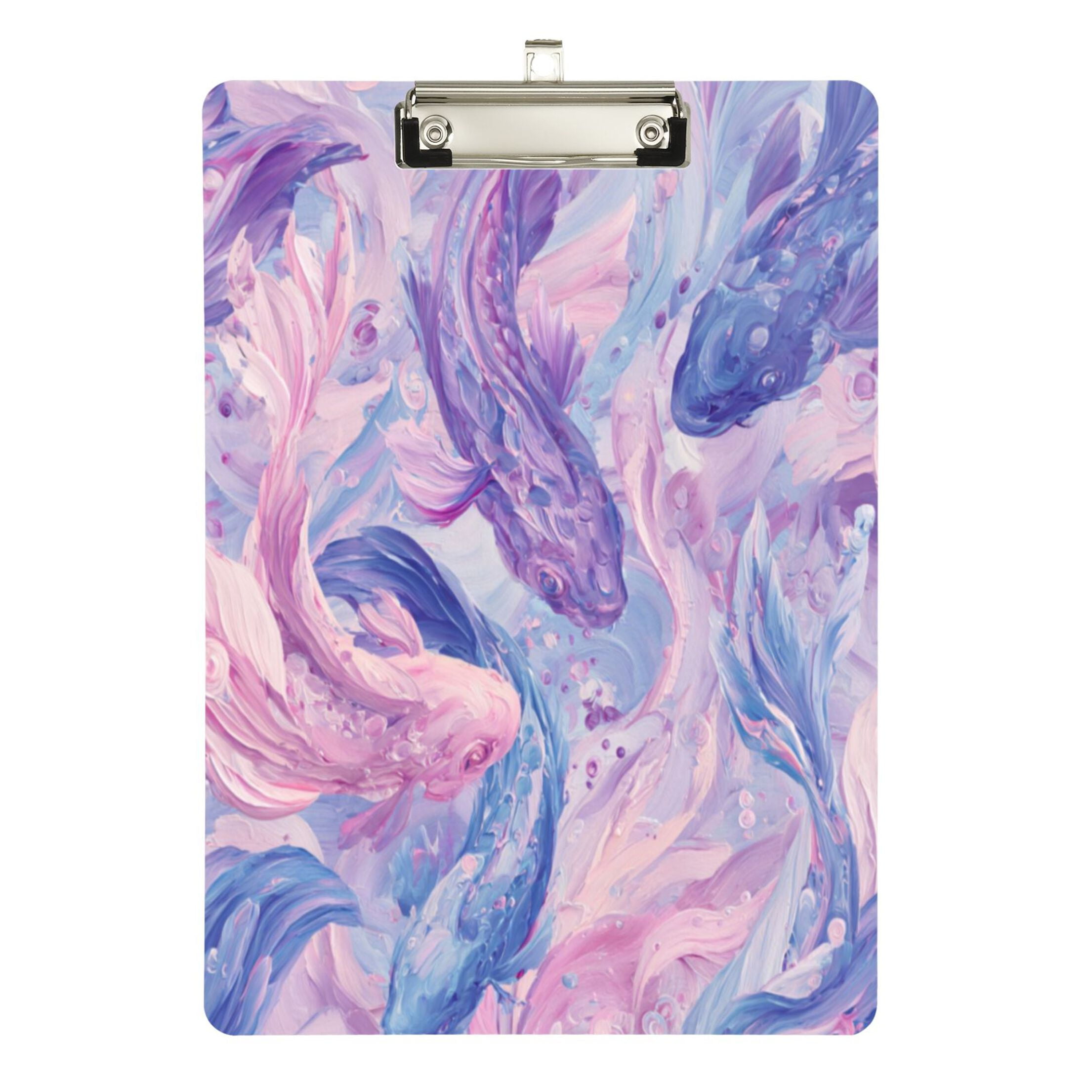 12.5" x 9" Acrylic Clipboard with Silver Clip & Retractable Hook for ...