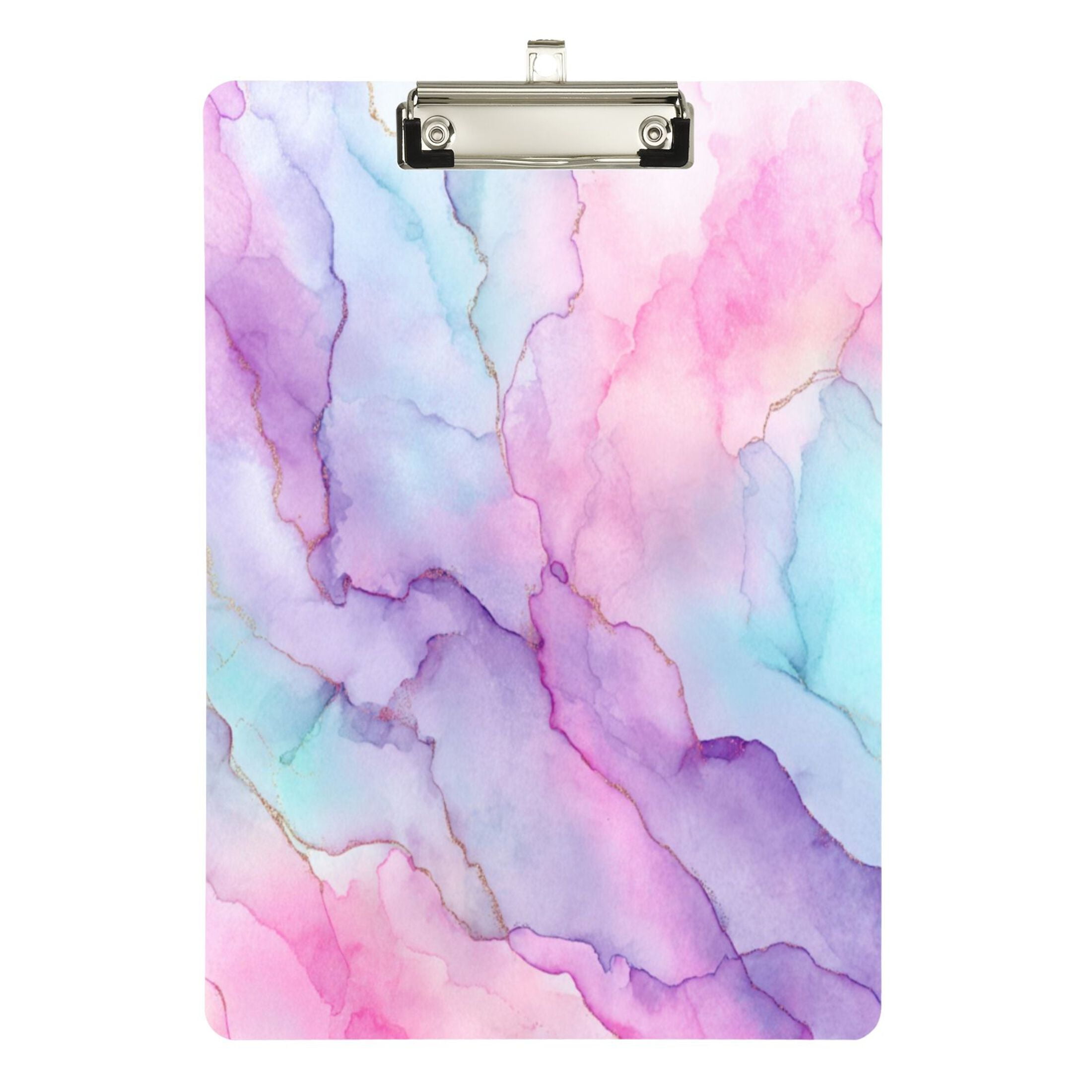 12.5" x 9" Acrylic Clipboard with Silver Clip & Retractable Hook for ...