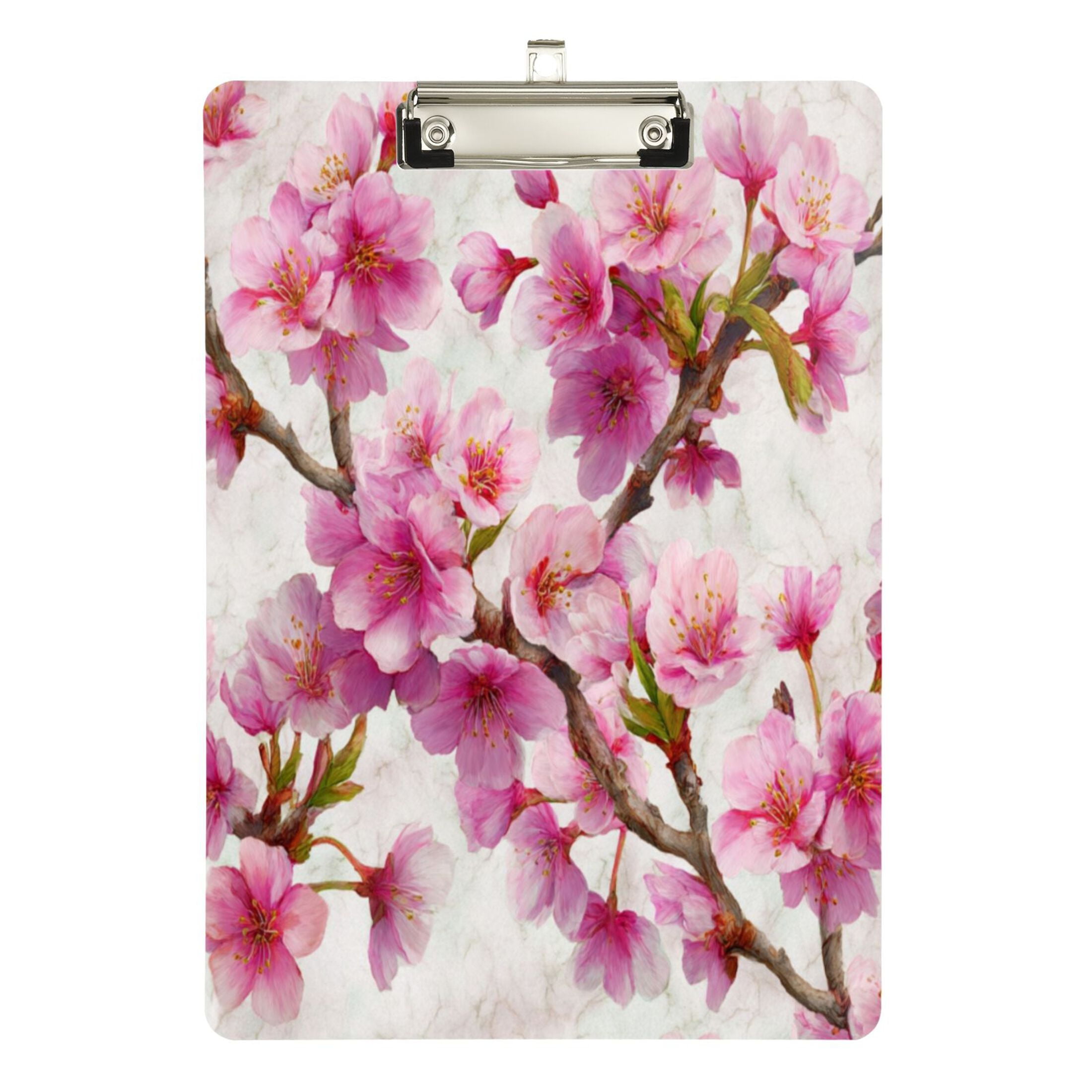 12.5" x 9" Acrylic Clipboard with Silver Clip & Retractable Hook for ...