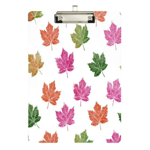 12.5" x 9" Acrylic Clipboard with Silver Clip & Retractable Hook for ...