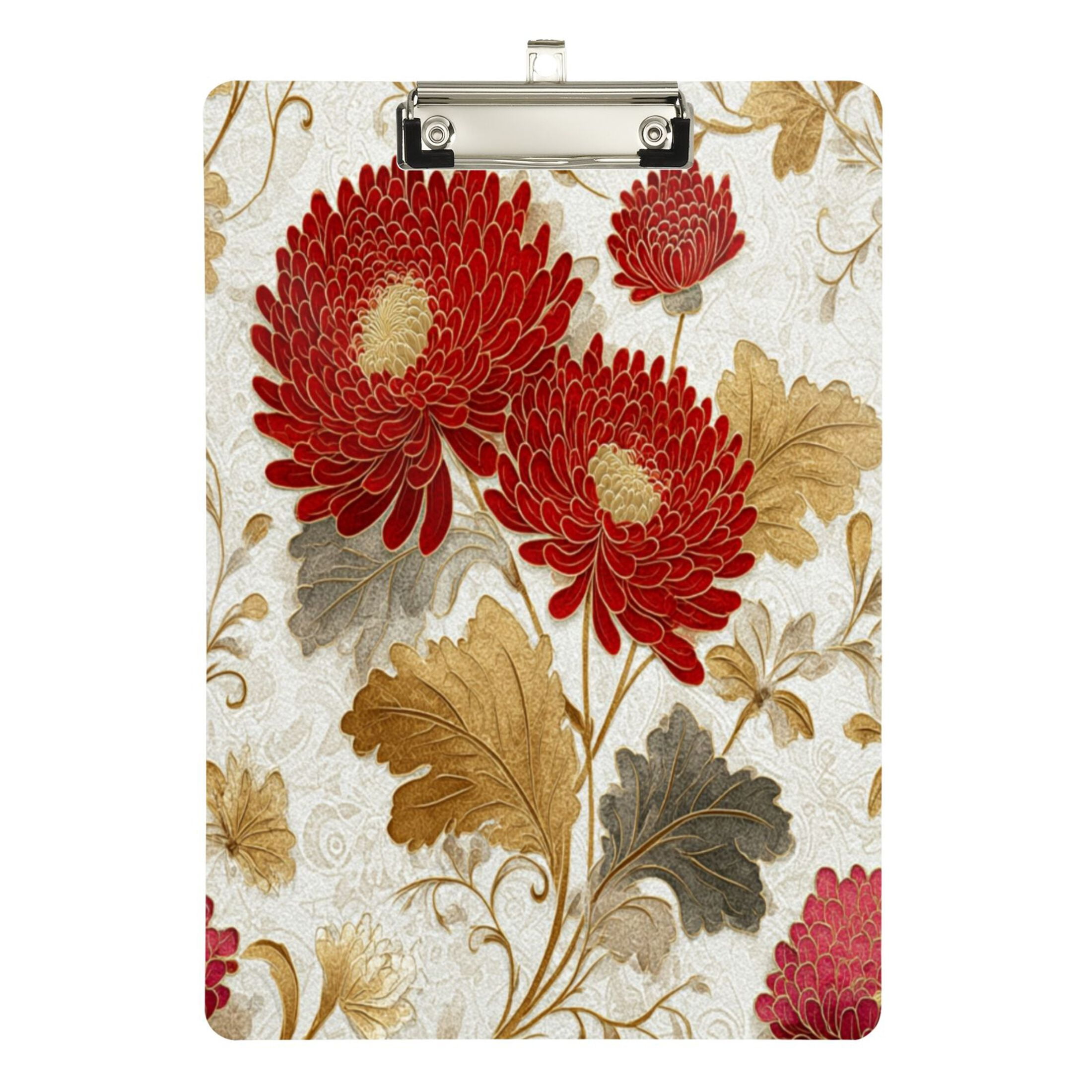 12.5" x 9" Acrylic Clipboard with Silver Clip & Retractable Hook for ...