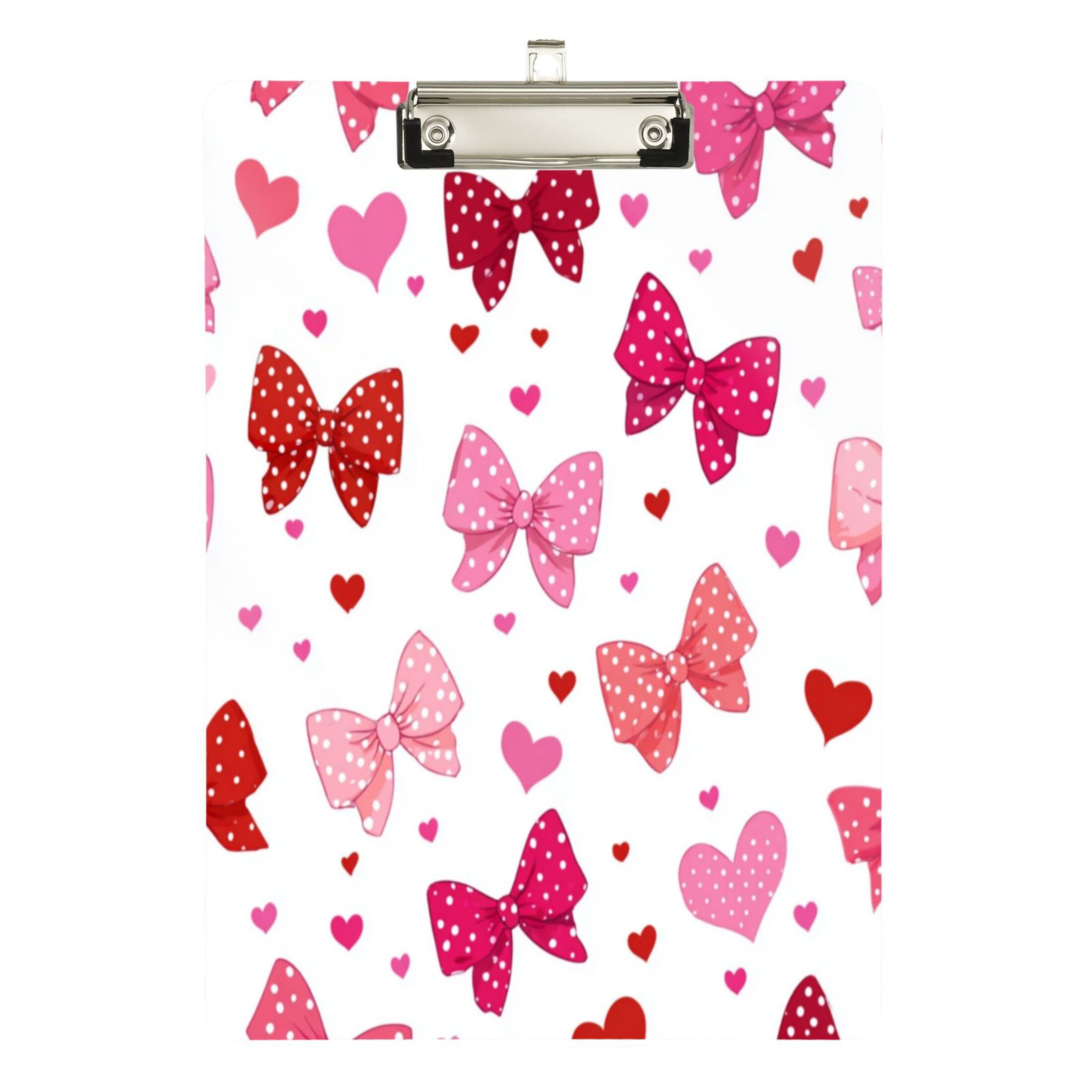 12.5" x 9" Acrylic Clipboard with Silver Clip & Retractable Hook for ...