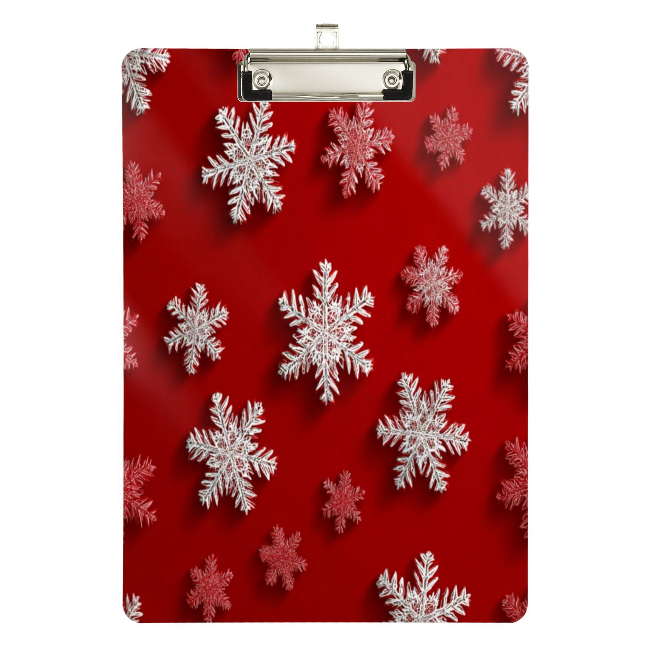 12.5" x 9" Acrylic Clipboard with Silver Clip & Retractable Hook for ...