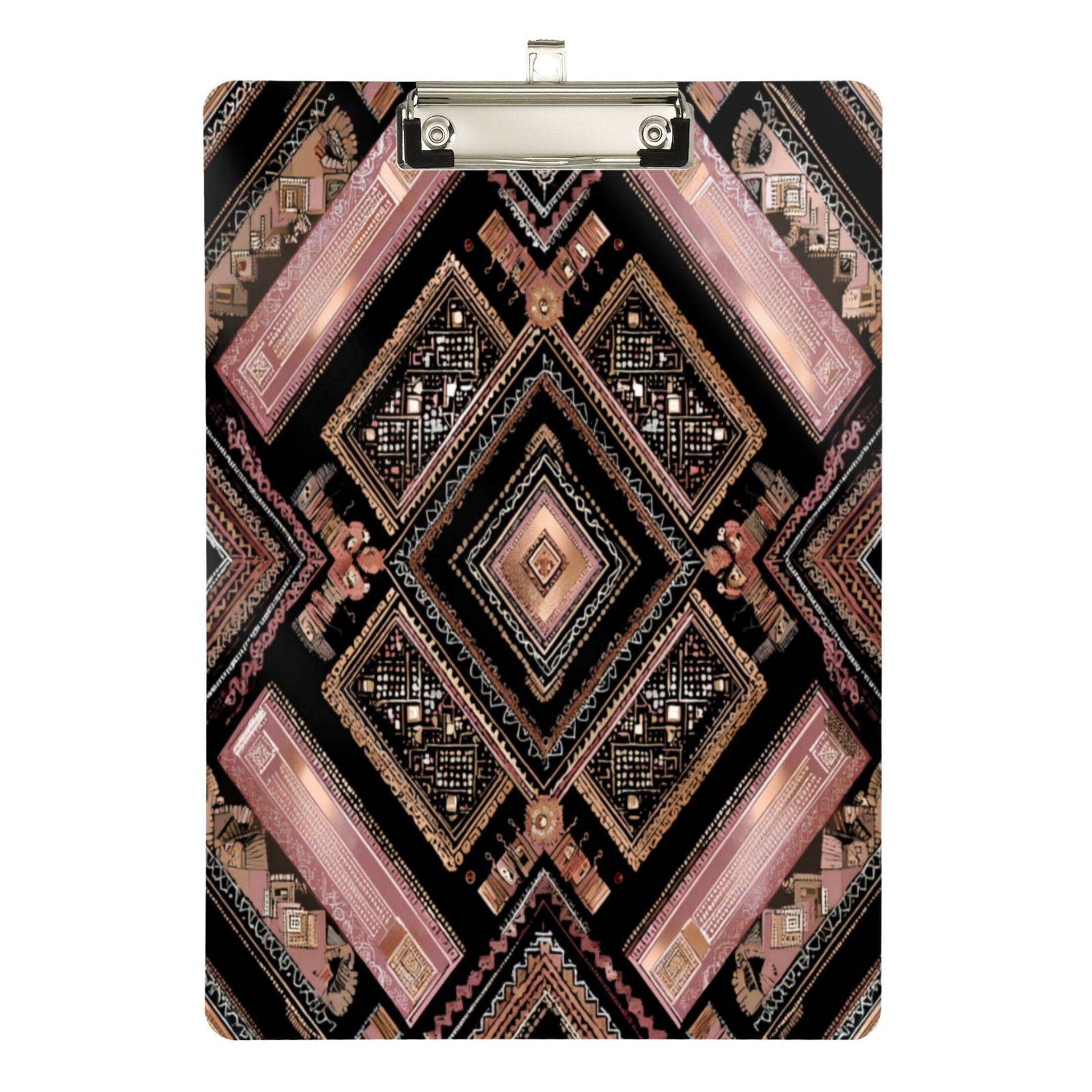 12.5" x 9" Acrylic Clipboard with Silver Clip & Retractable Hook for ...