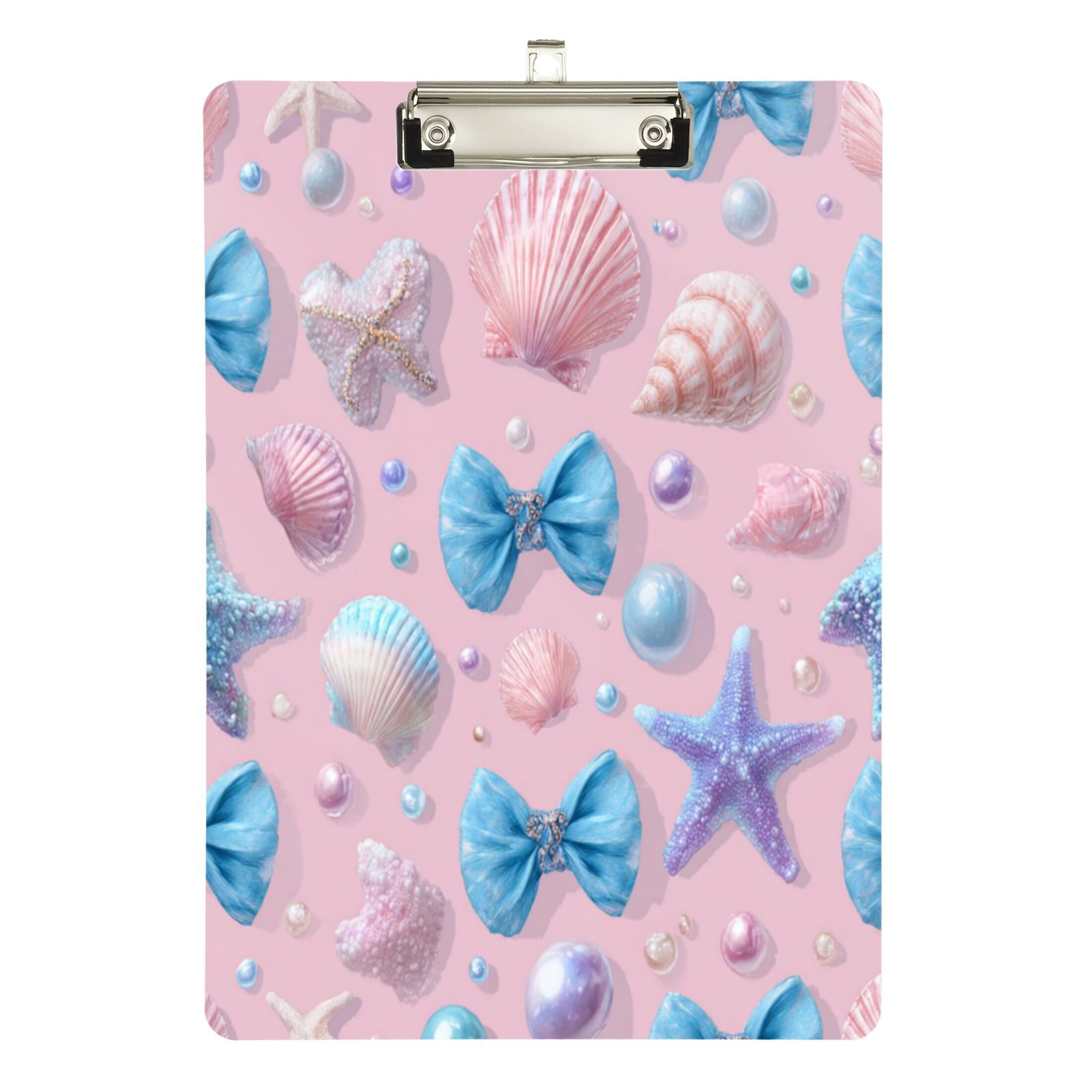 12.5" x 9" Acrylic Clipboard with Silver Clip & Retractable Hook for ...