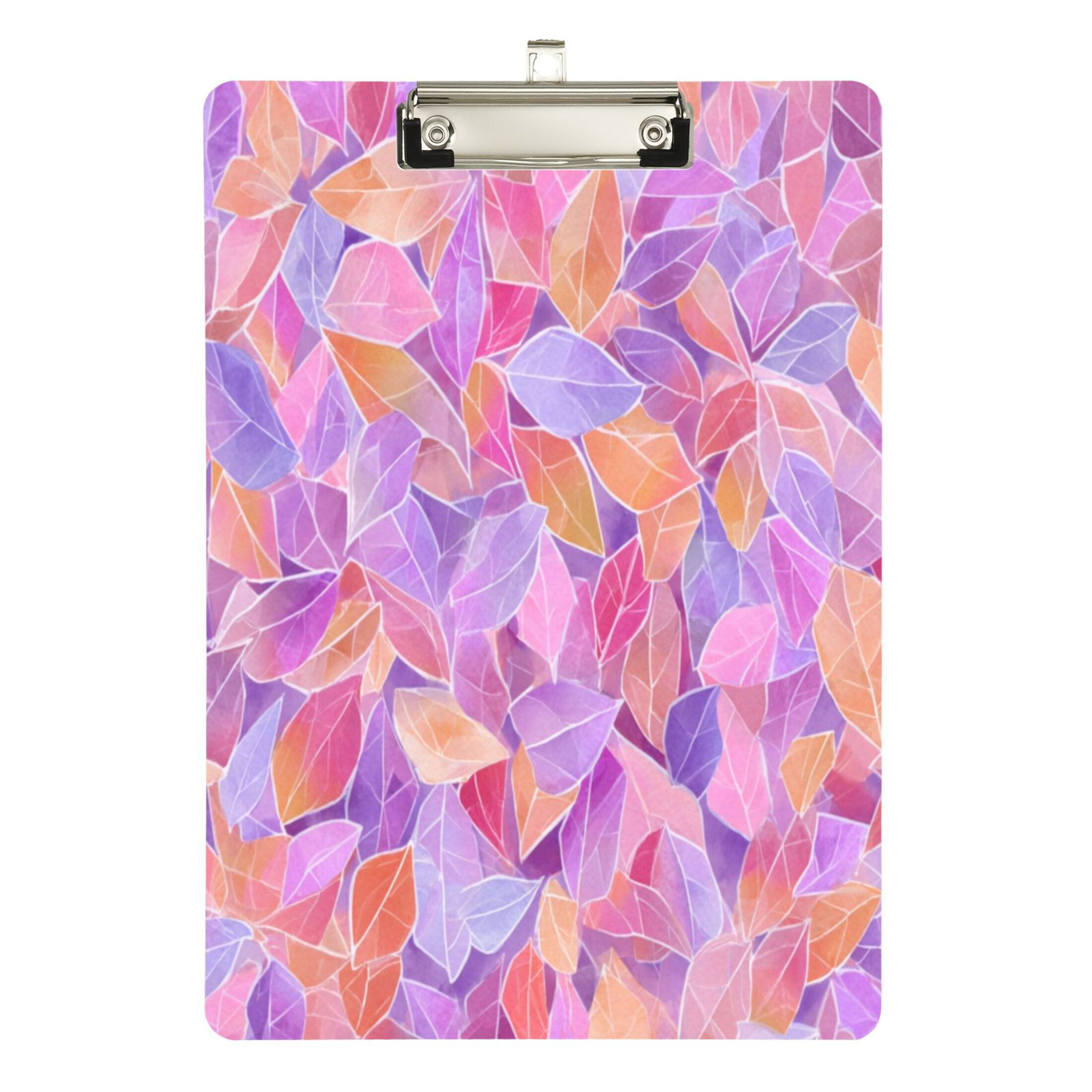 12.5" x 9" Acrylic Clipboard with Silver Clip & Retractable Hook for ...