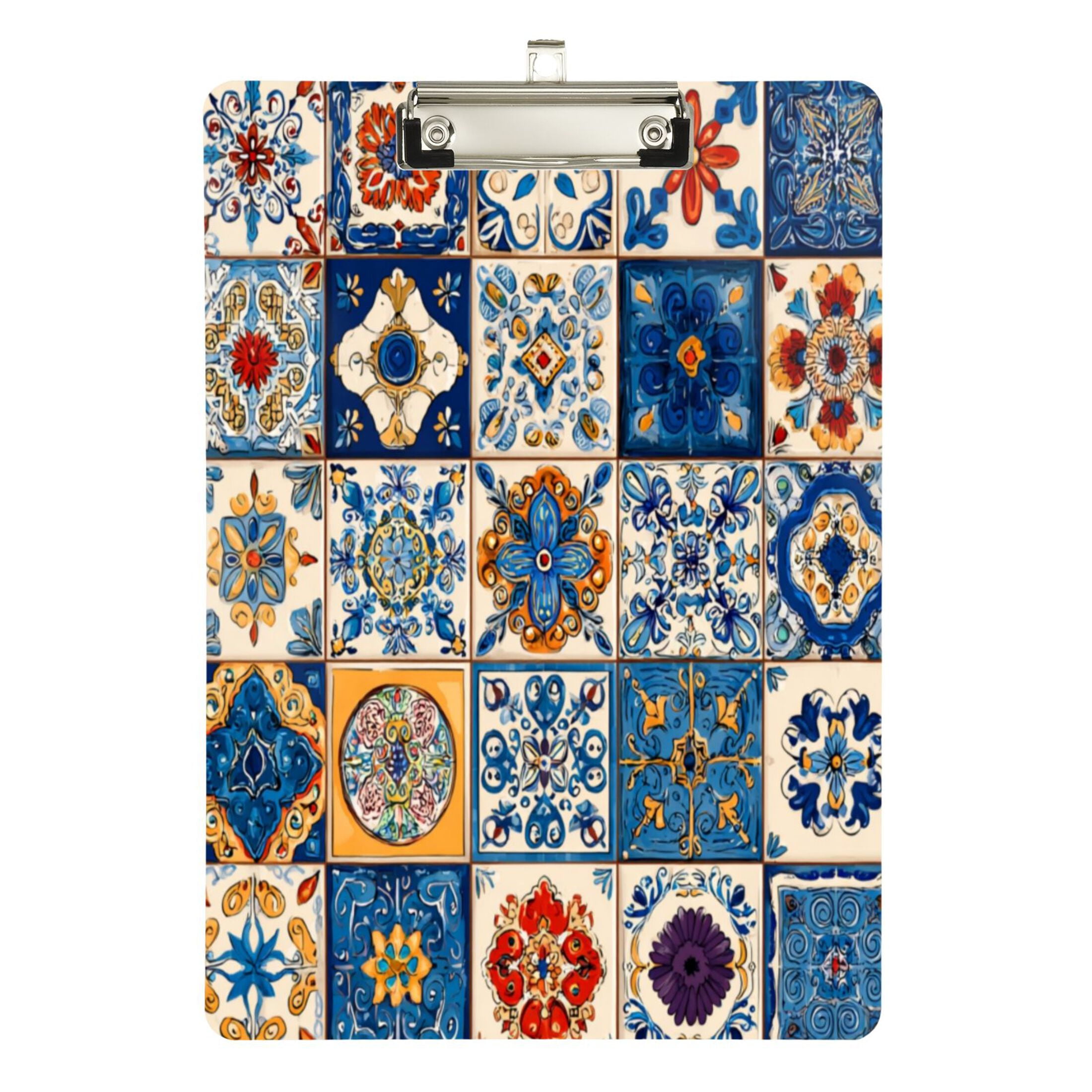 12.5" x 9" Acrylic Clipboard with Silver Clip & Retractable Hook for ...