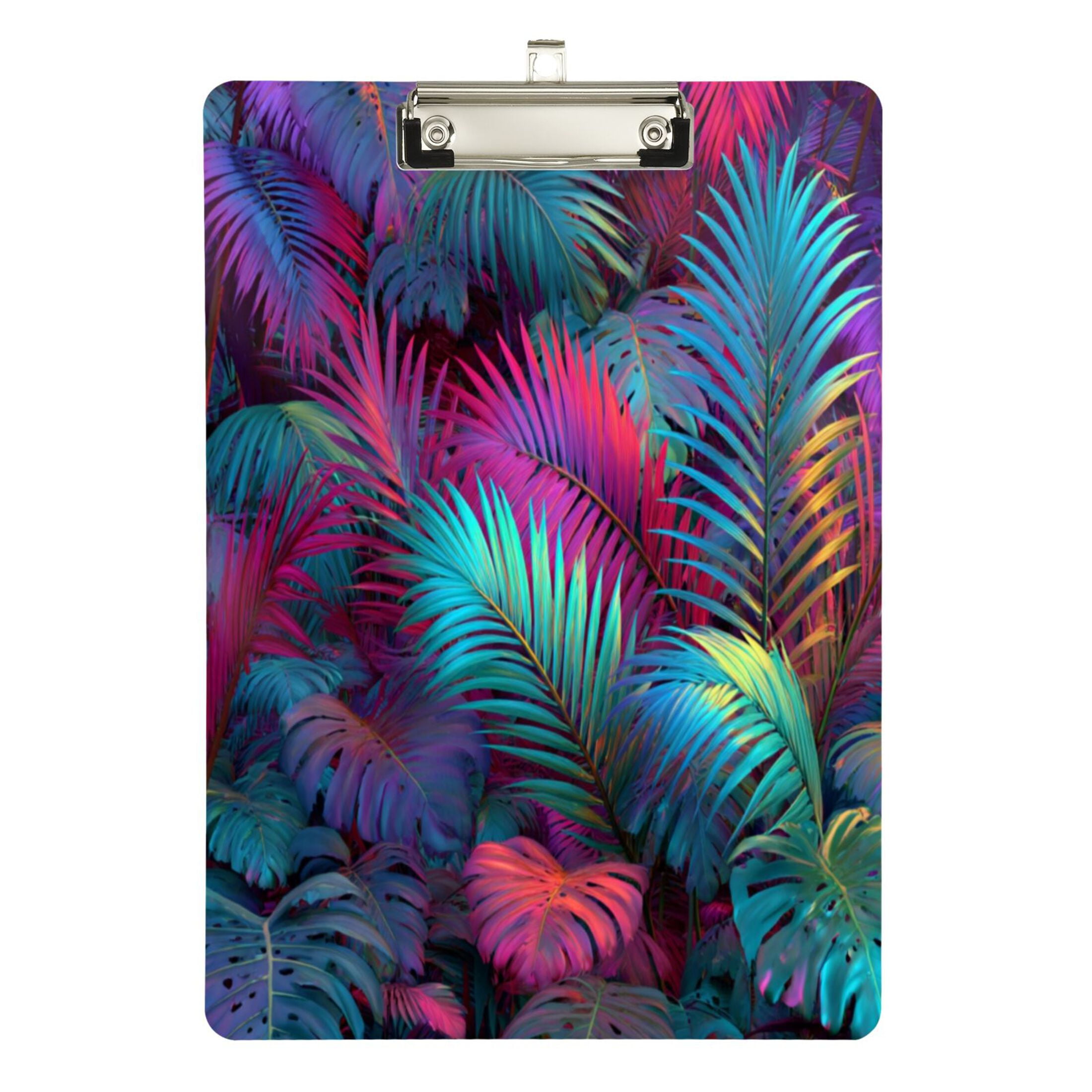 12.5" x 9" Acrylic Clipboard with Silver Clip & Retractable Hook for ...