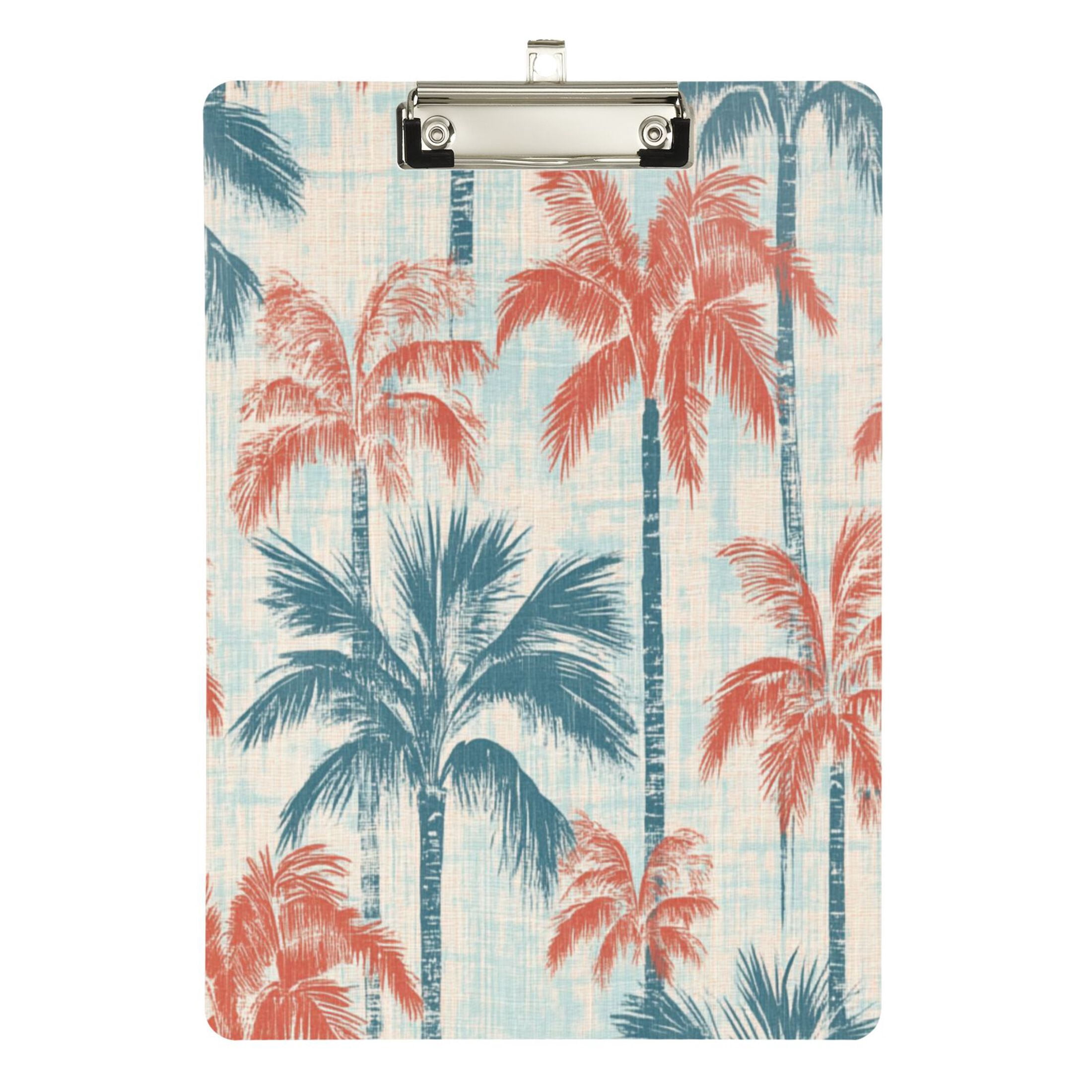 12.5" x 9" Acrylic Clipboard with Silver Metal Clip Office and ...