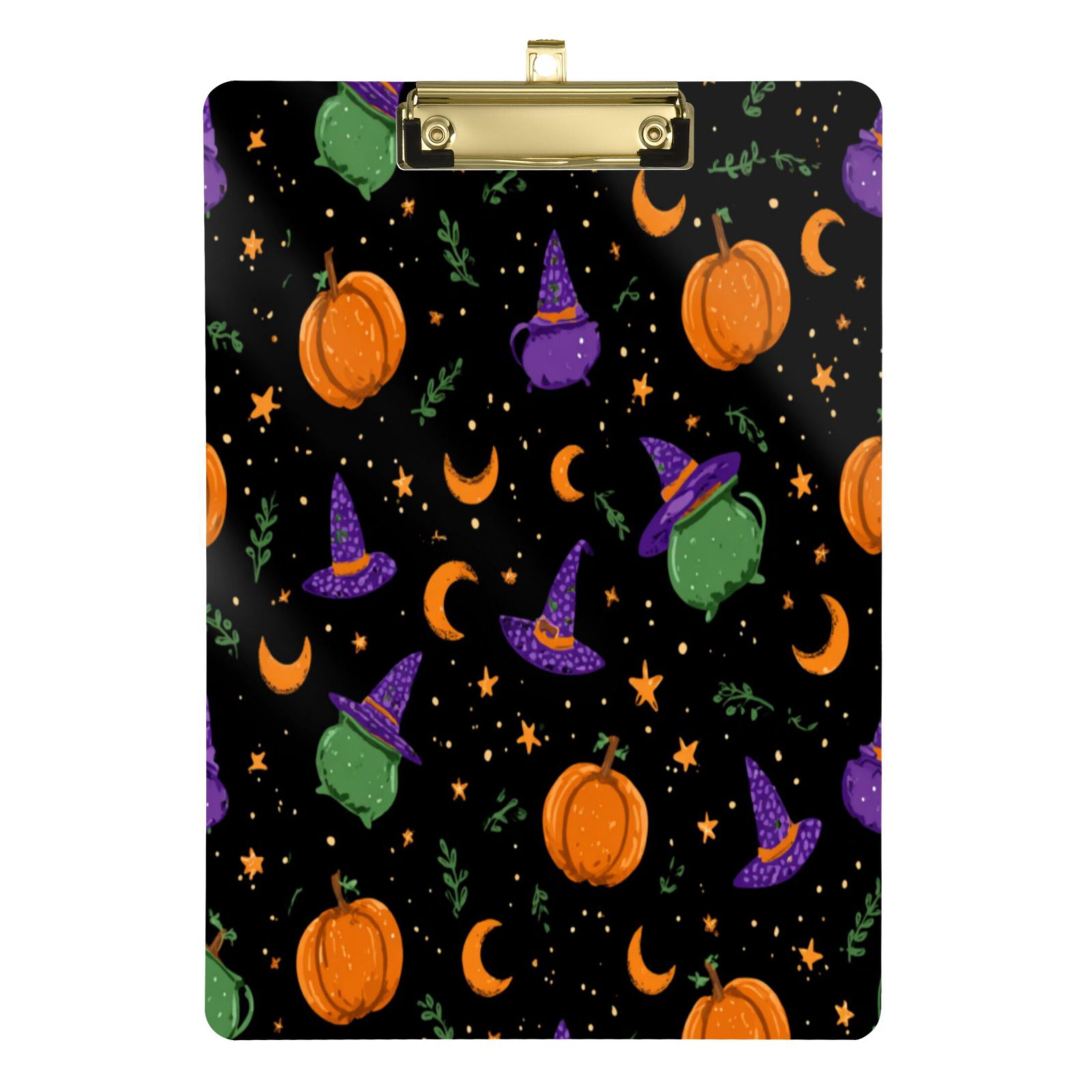 12.5" x 9" Acrylic Clipboard with Silver Metal Clip Office and ...