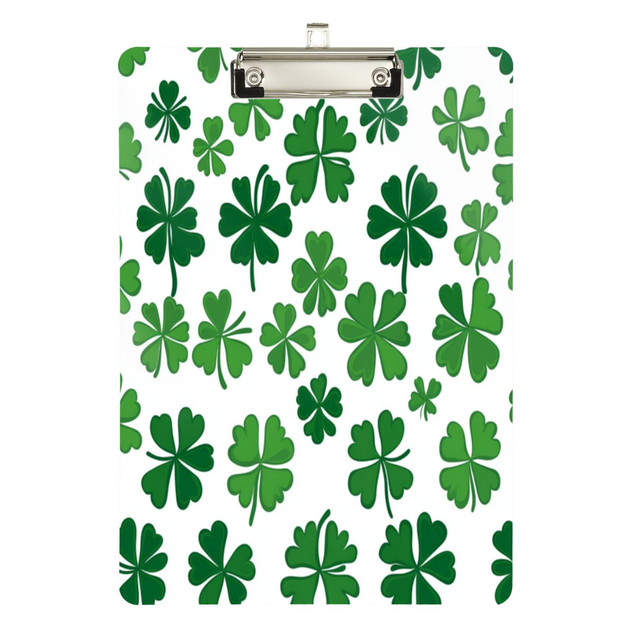 12.5" x 9" Acrylic Clipboard with Silver Metal Clip Office and ...