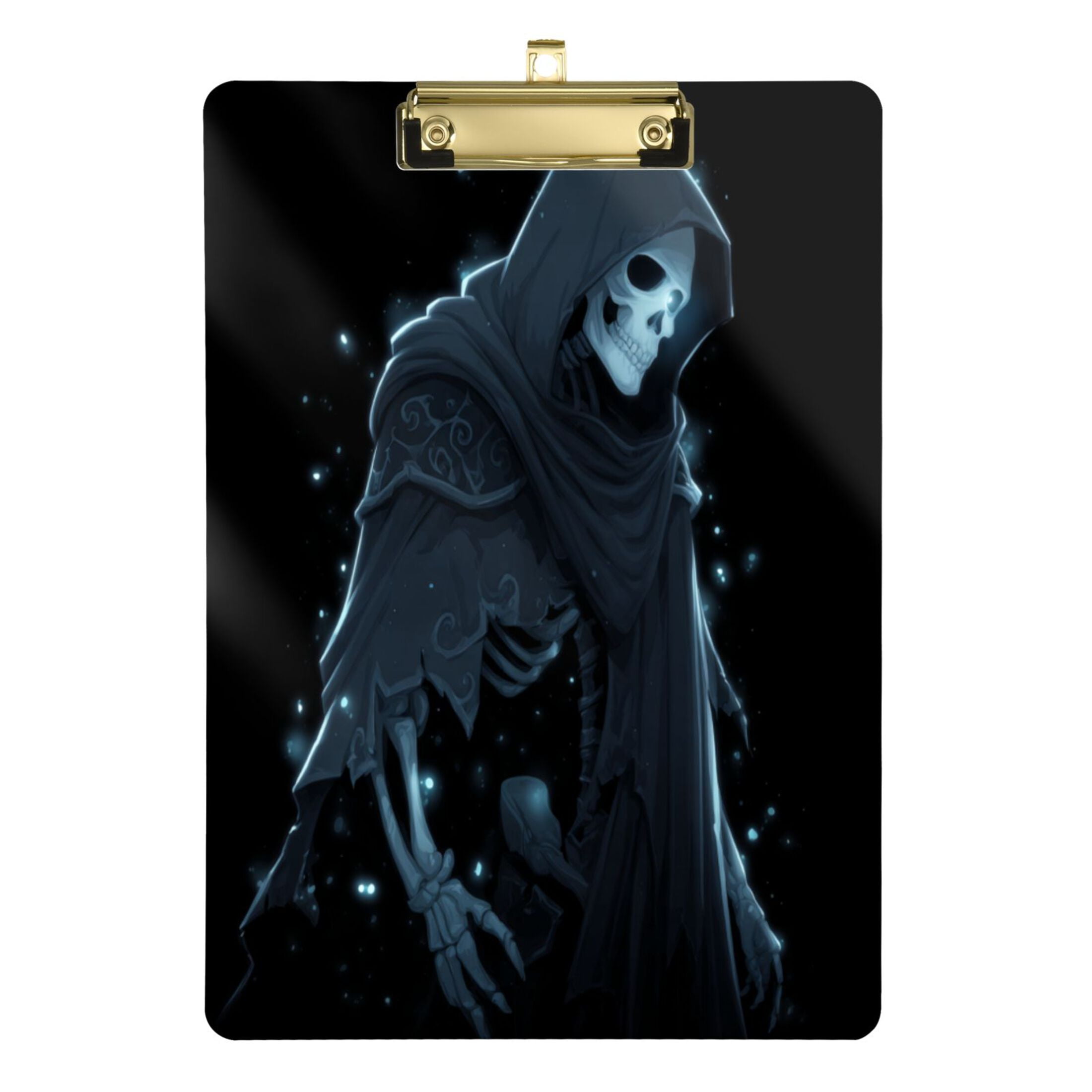 12.5" x 9" Acrylic Clipboard with Silver Metal Clip Office and ...