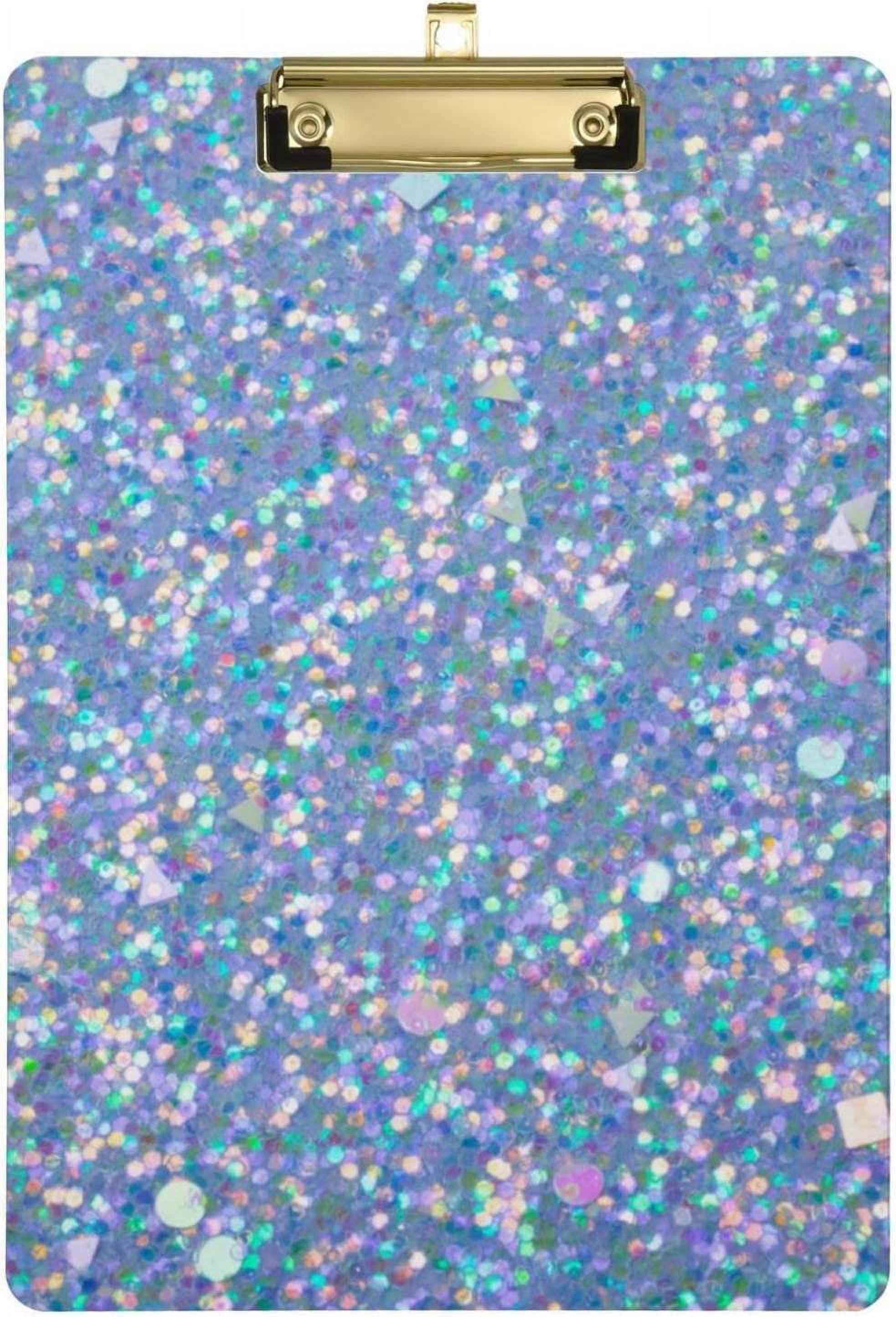 12.5"x9" Blue Glitter Texture Clipboards, Standard A4 Letter Size ...