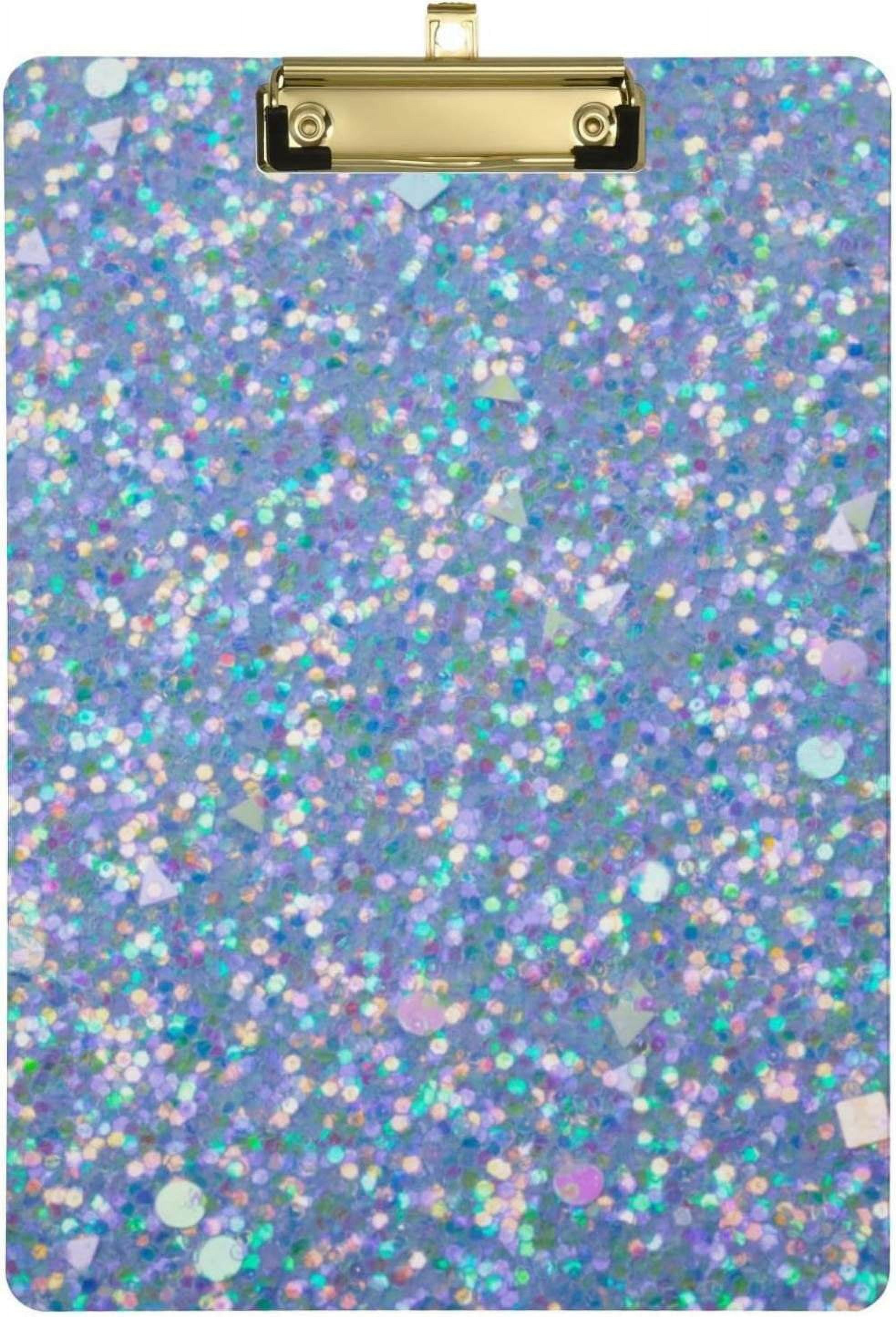 12.5"x9" Blue Glitter Texture Clipboards, Standard A4 Letter Size ...