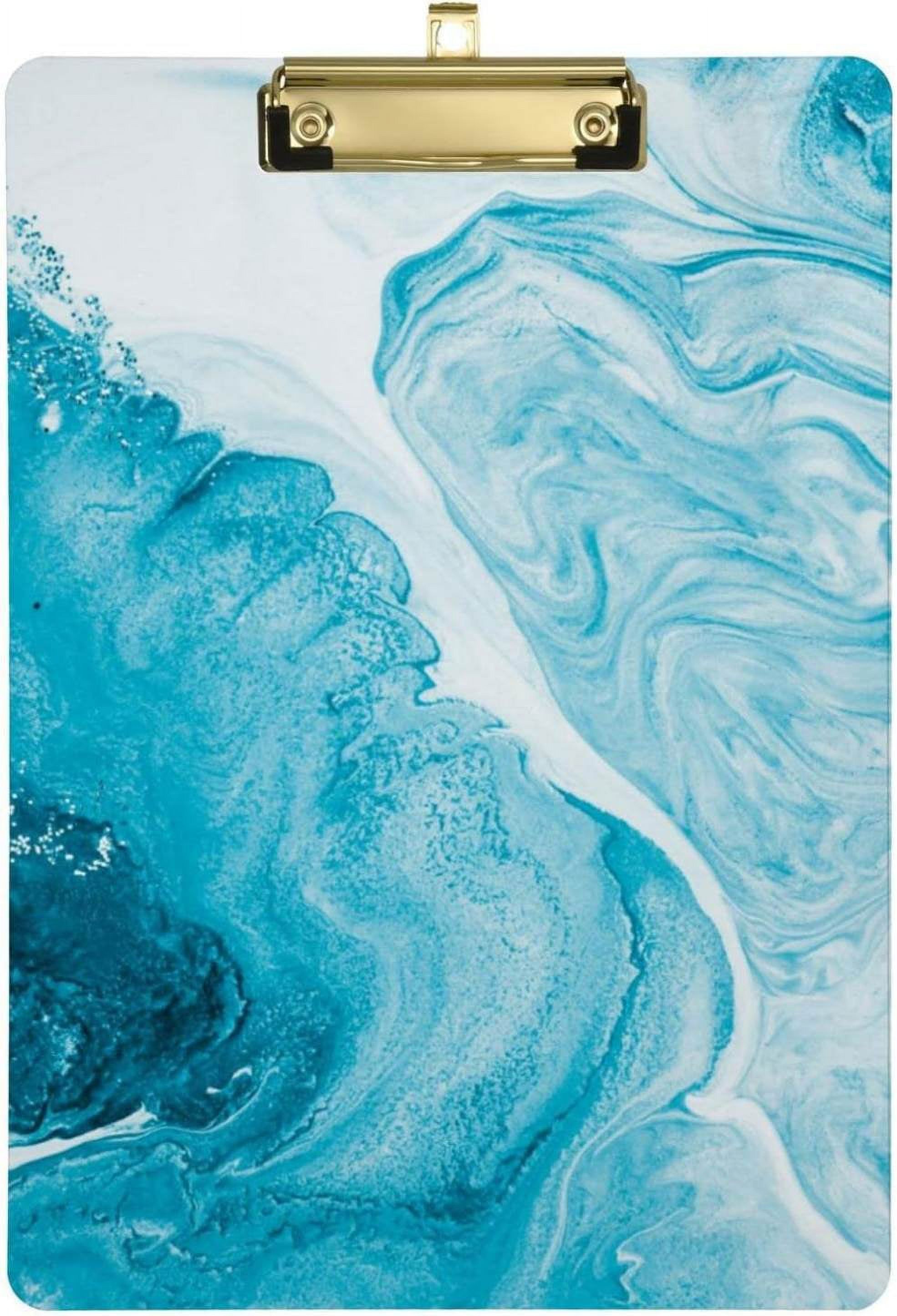 12.5"x9" Blue Marble Texture Clipboards, Standard A4 Letter Size ...