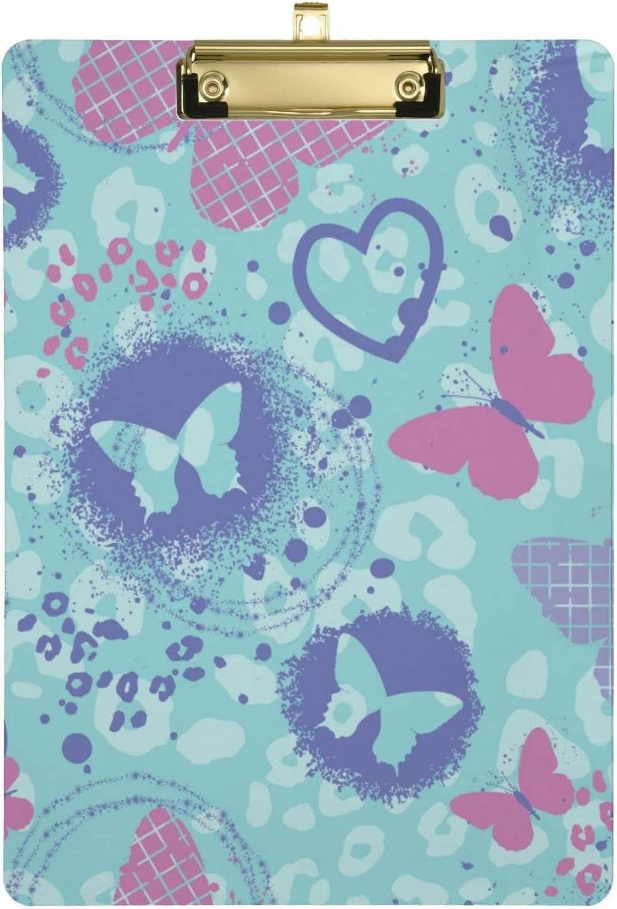 12.5"x9" Butterflies Clipboards, Standard A4 Letter Size Nursing ...