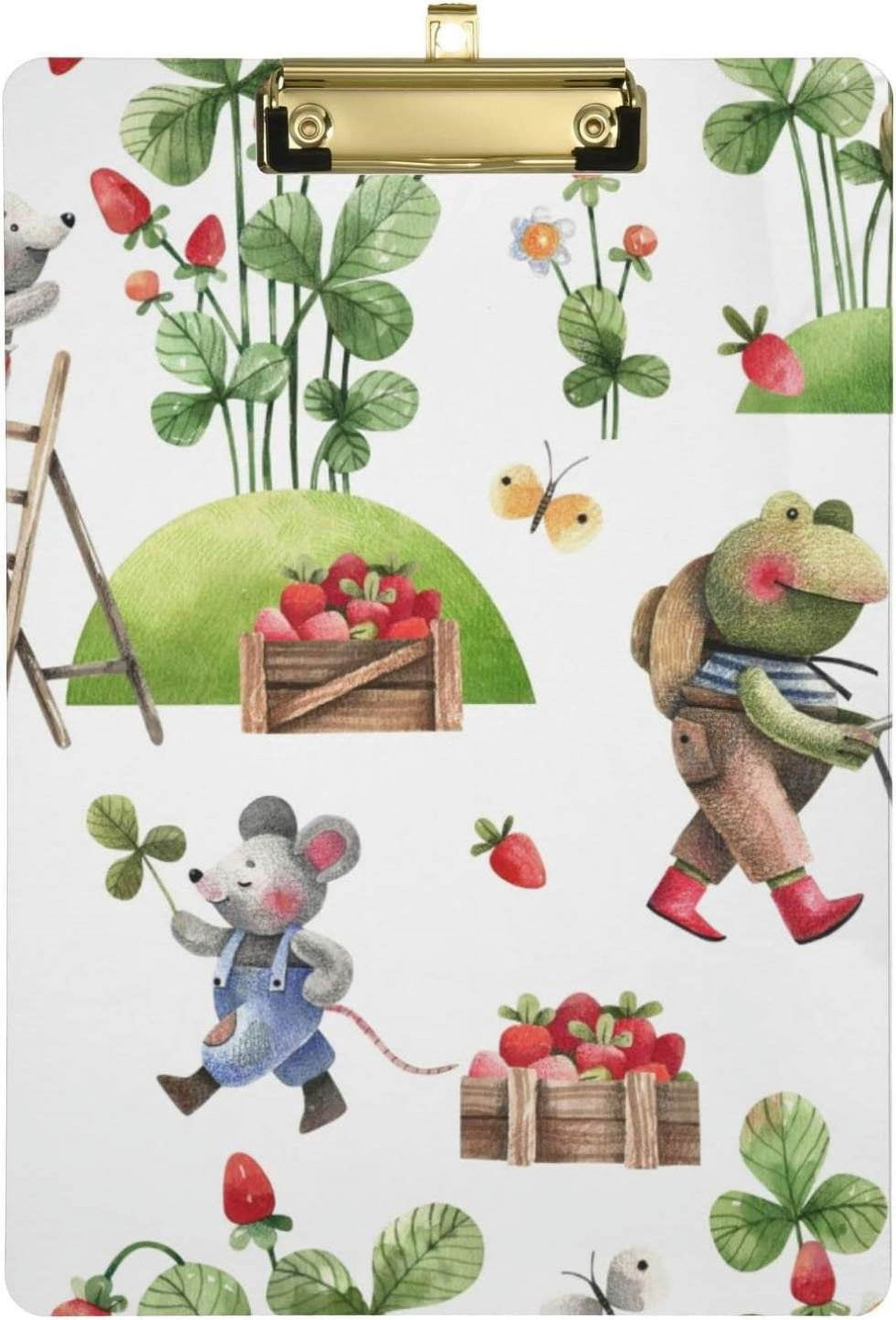 12.5"x9" Cute Animals Clipboards, Standard A4 Letter Size Nursing ...