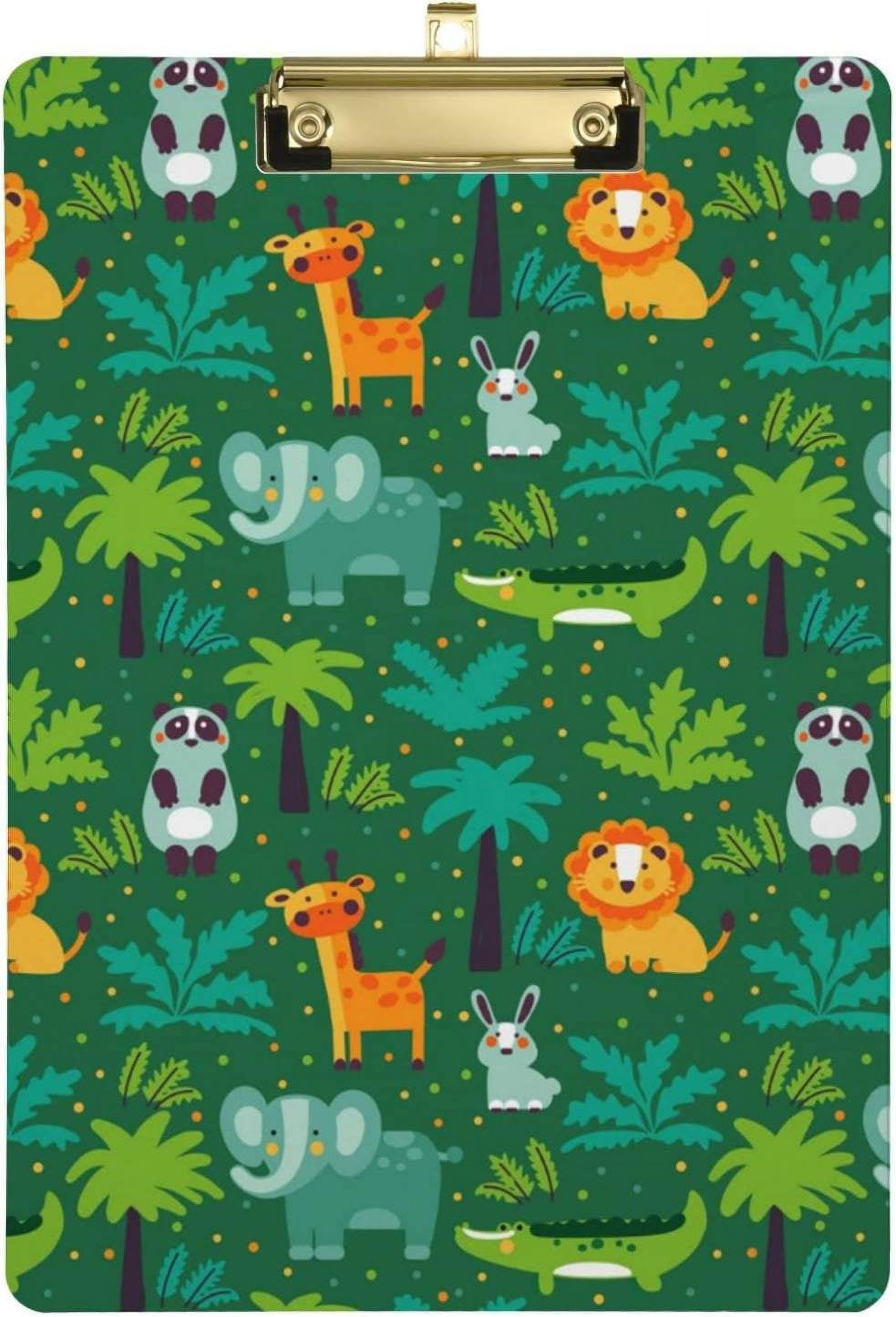 12.5"x9" Cute Animals Clipboards, Standard A4 Letter Size Nursing ...