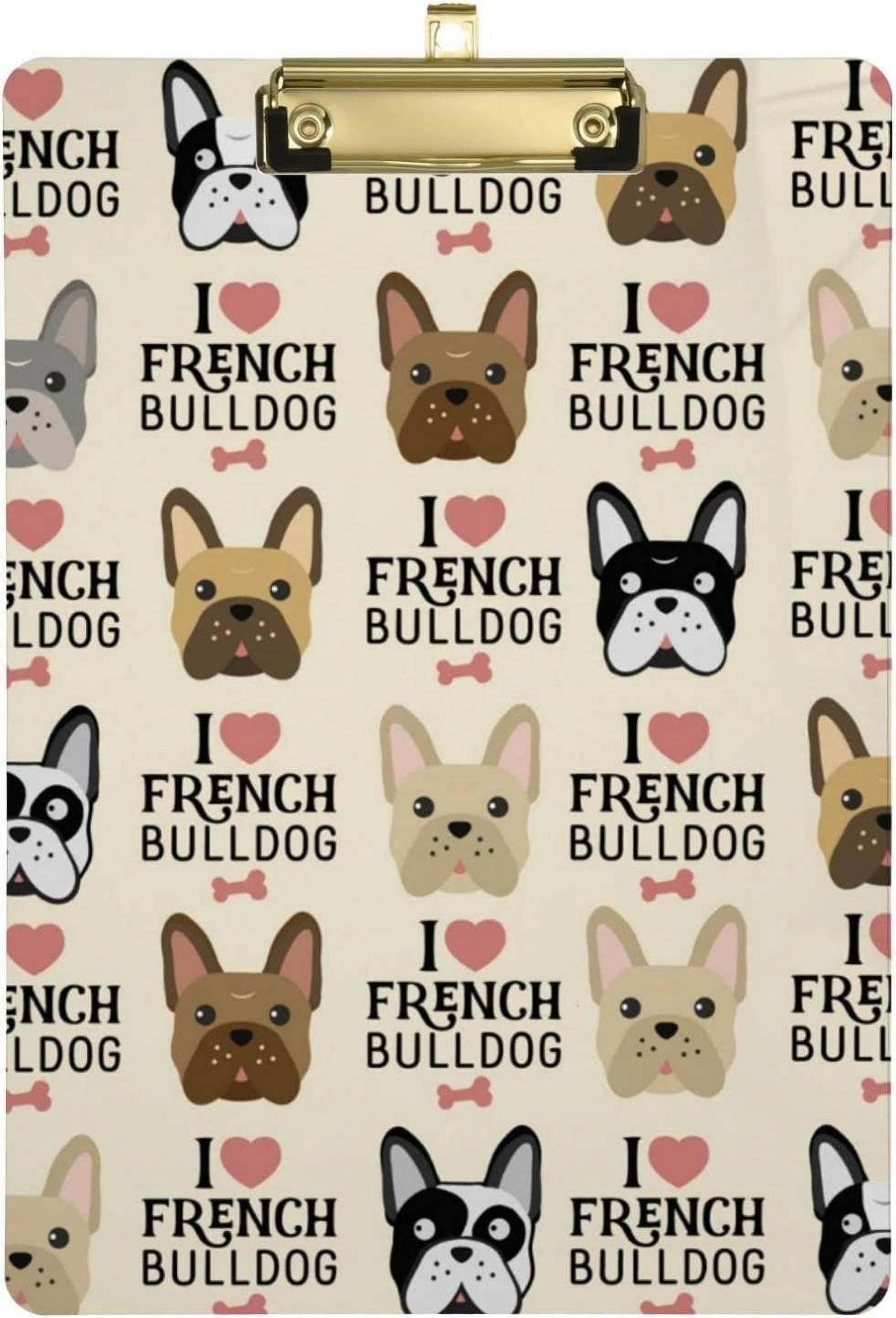 12.5"x9" Cute Dog Clipboards, Standard A4 Letter Size Nursing Clipboard ...