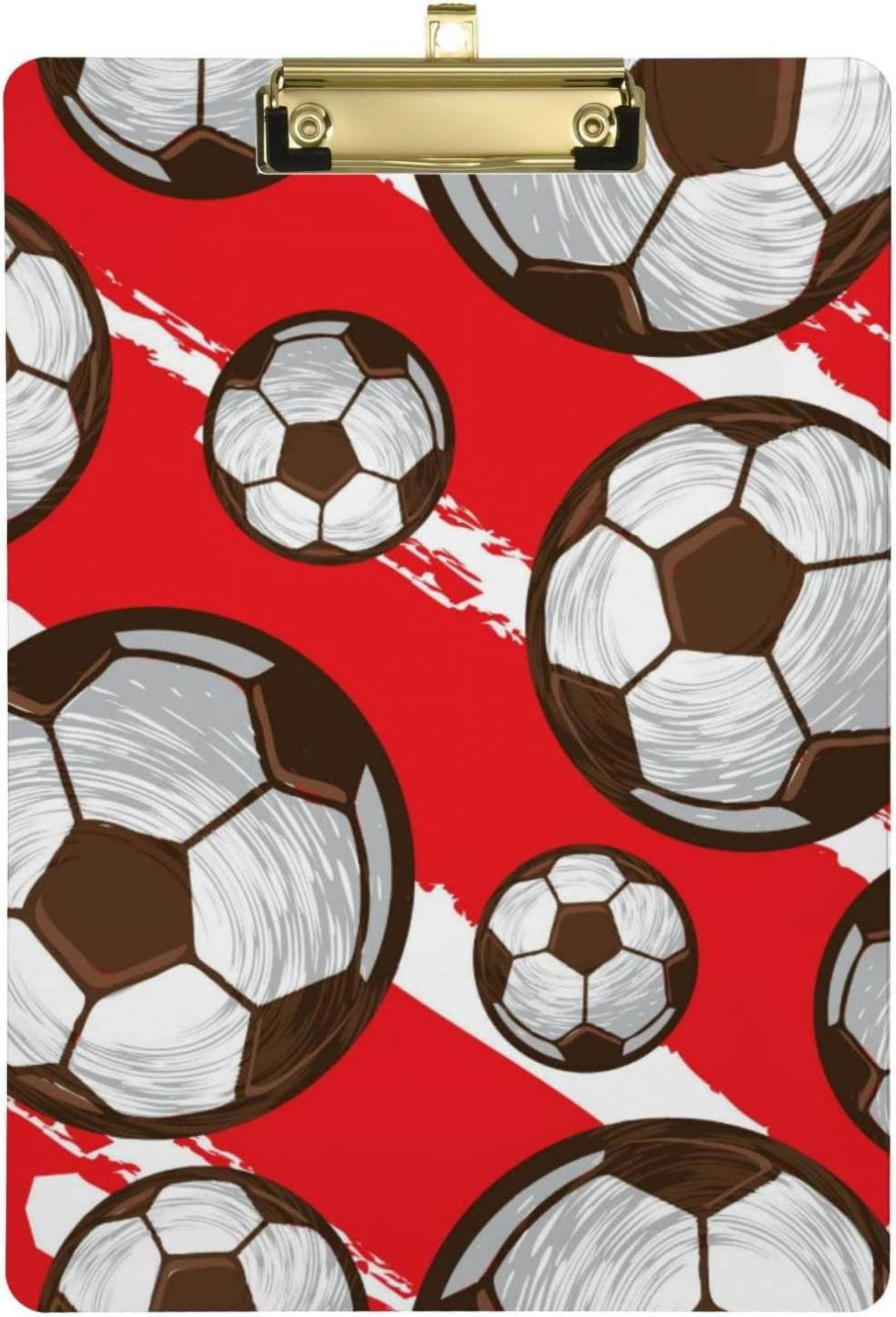 12.5"x9" Football Pattern Clipboards, Standard A4 Letter Size Nursing ...