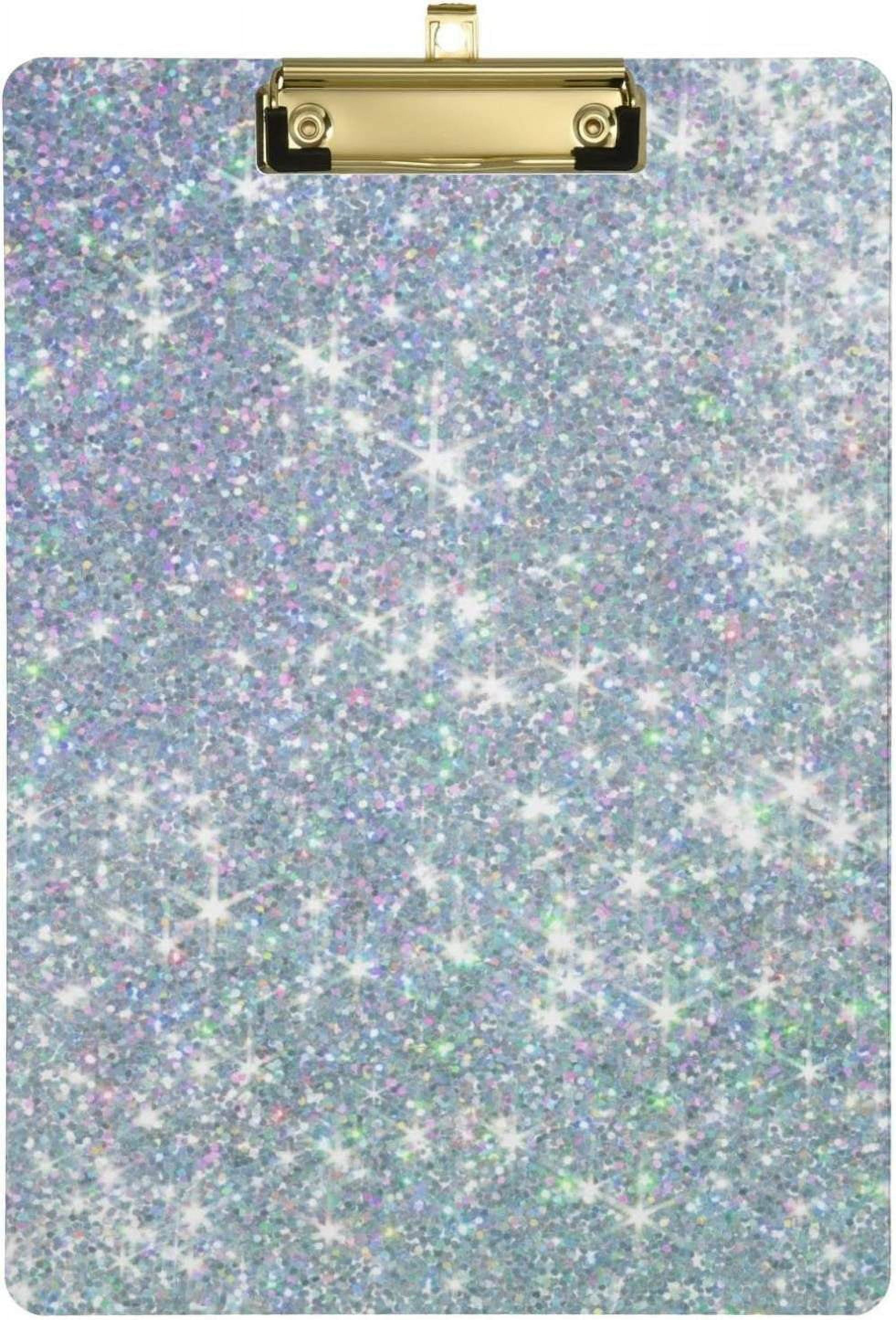 12.5"x9" Gray Glitter Texture Clipboards, Standard A4 Letter Size ...