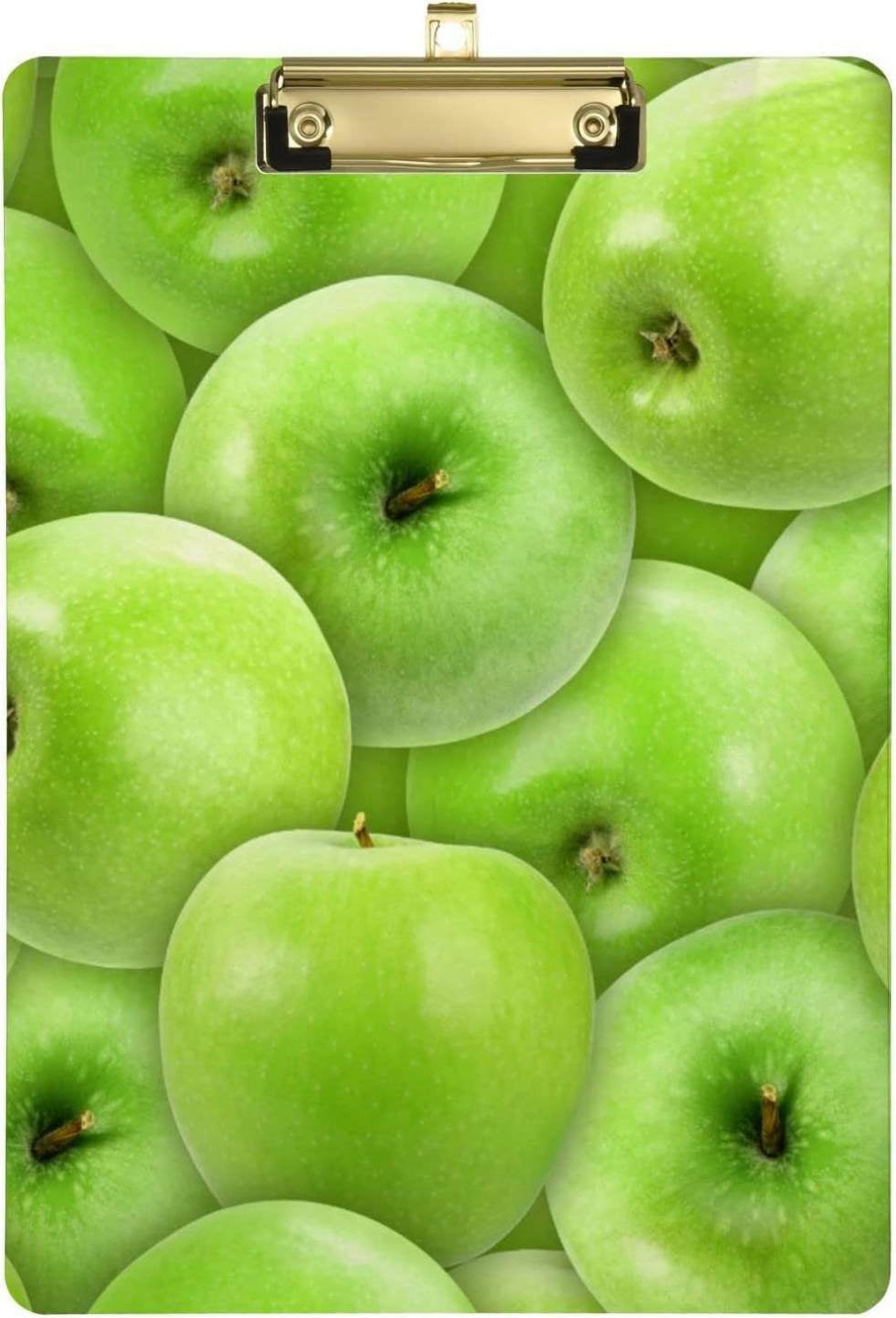 12.5"x9" Green Apple Clipboards, Standard A4 Letter Size Nursing ...