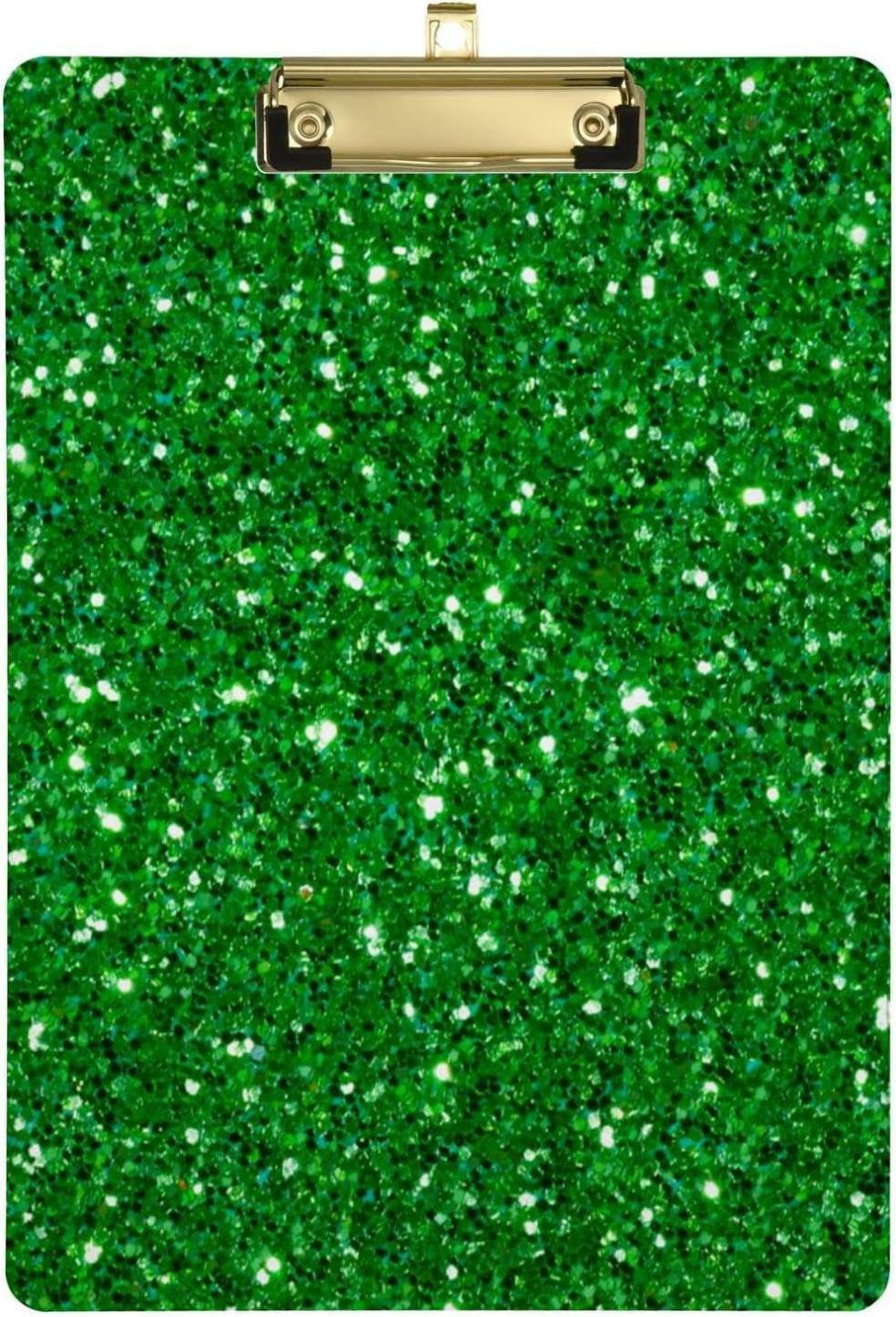 12.5"x9" Green Glitter Texture Clipboards, Standard A4 Letter Size ...