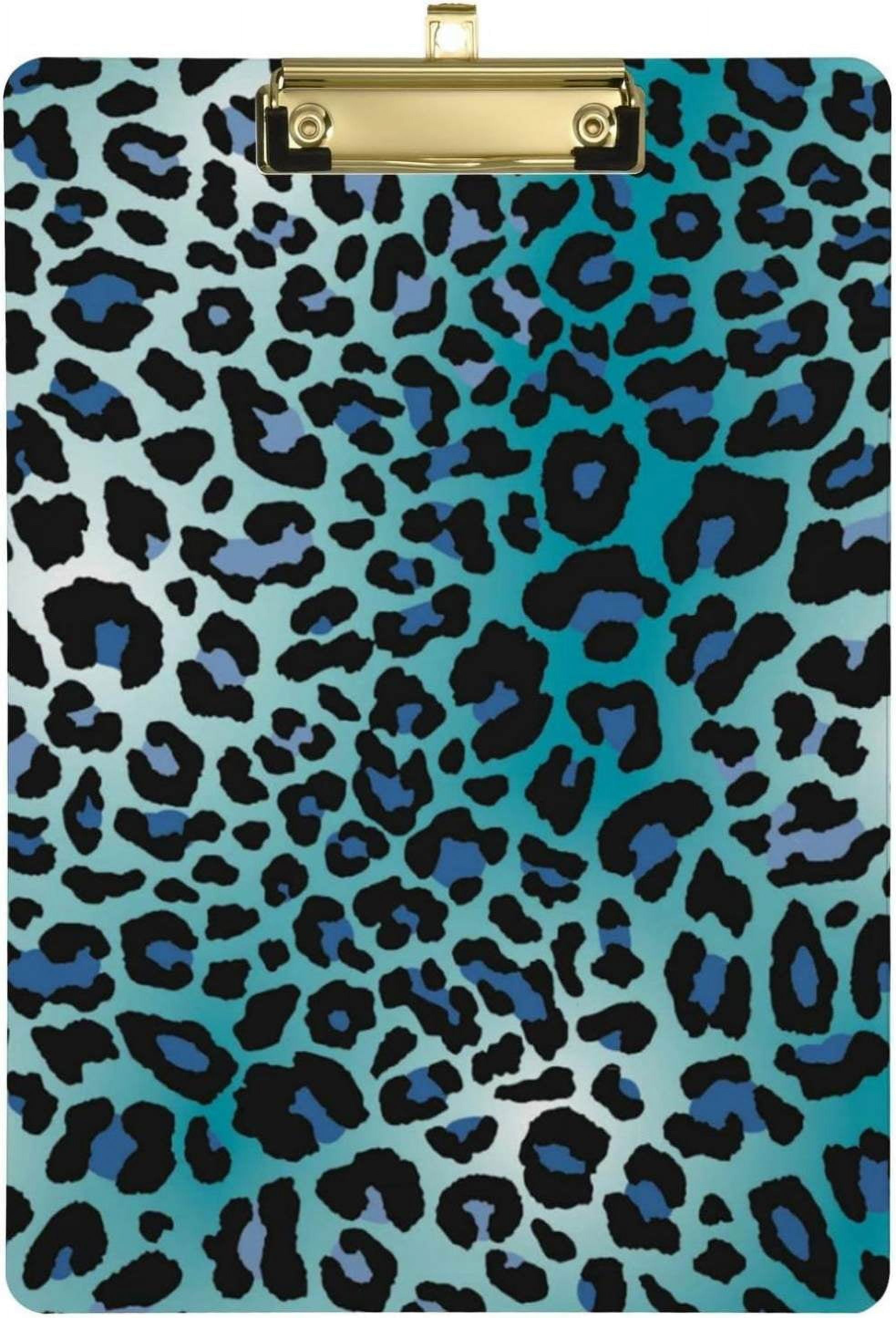 12.5"x9" Leopard Print Clipboards, Standard A4 Letter Size Nursing ...