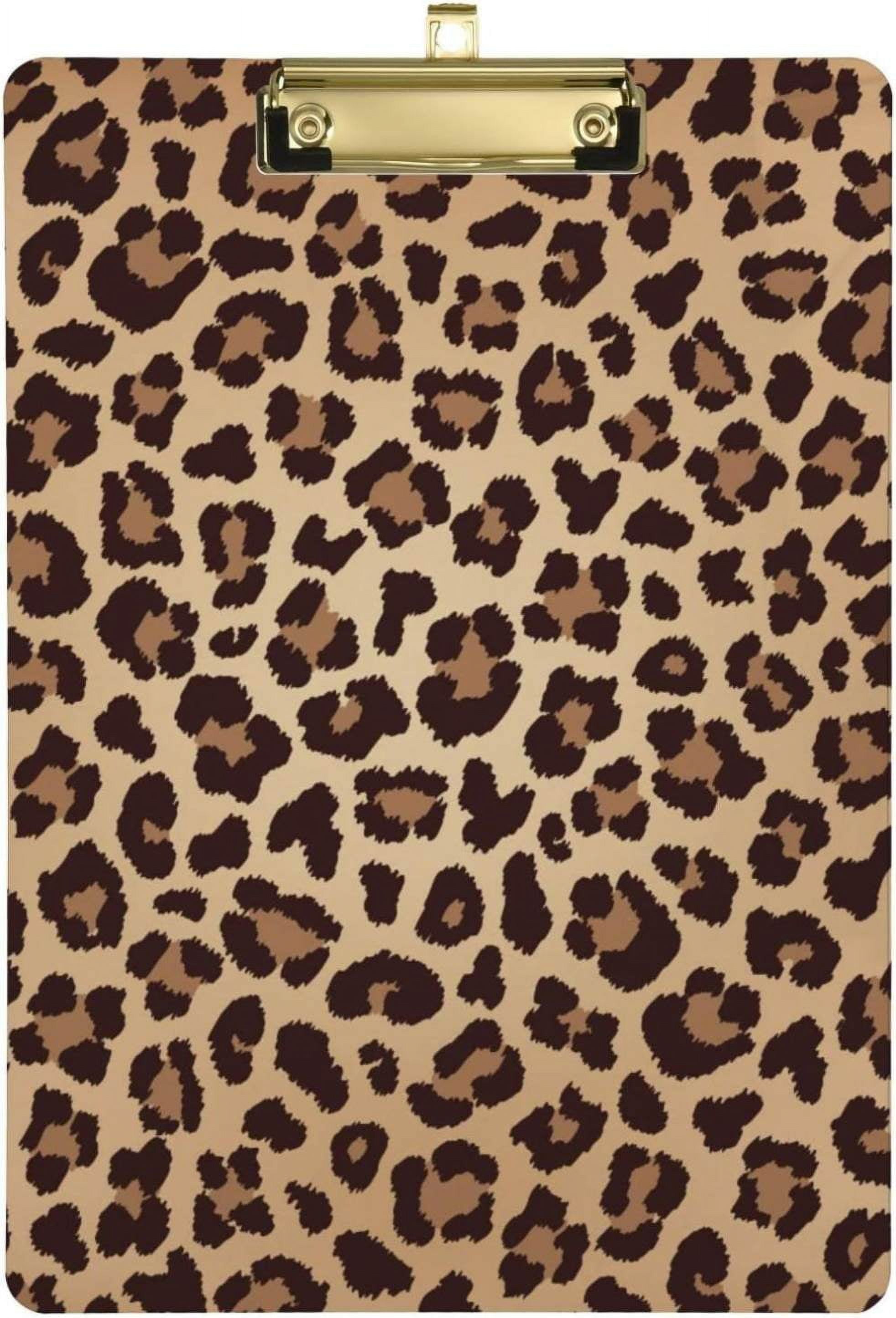 12.5"x9" Leopard Print Clipboards, Standard A4 Letter Size Nursing ...