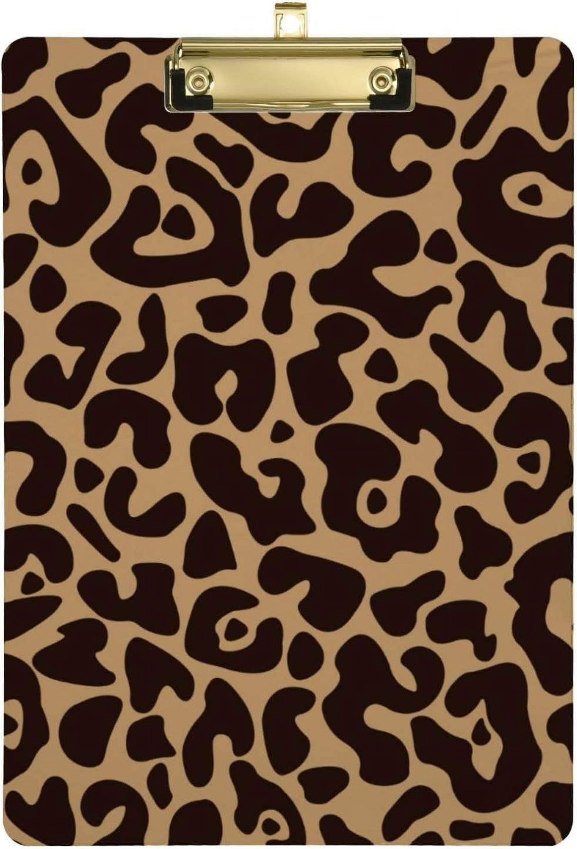 12.5"x9" Leopard Print Clipboards, Standard A4 Letter Size Nursing ...