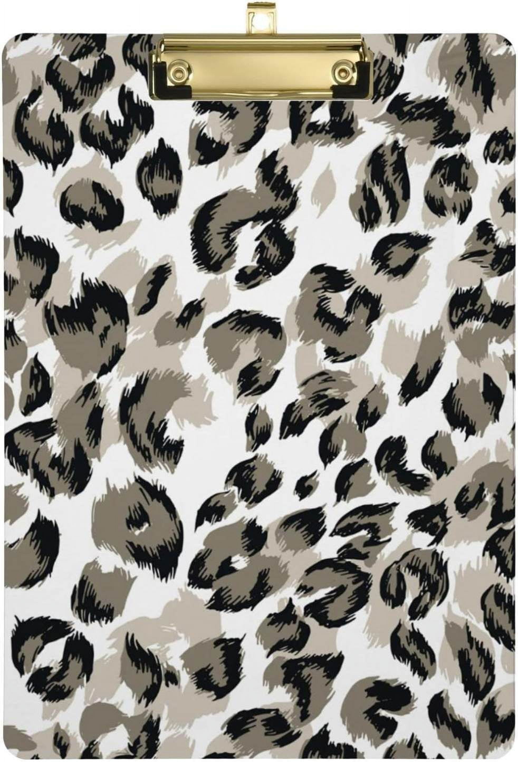 12.5"x9" Leopard Print Clipboards, Standard A4 Letter Size Nursing ...