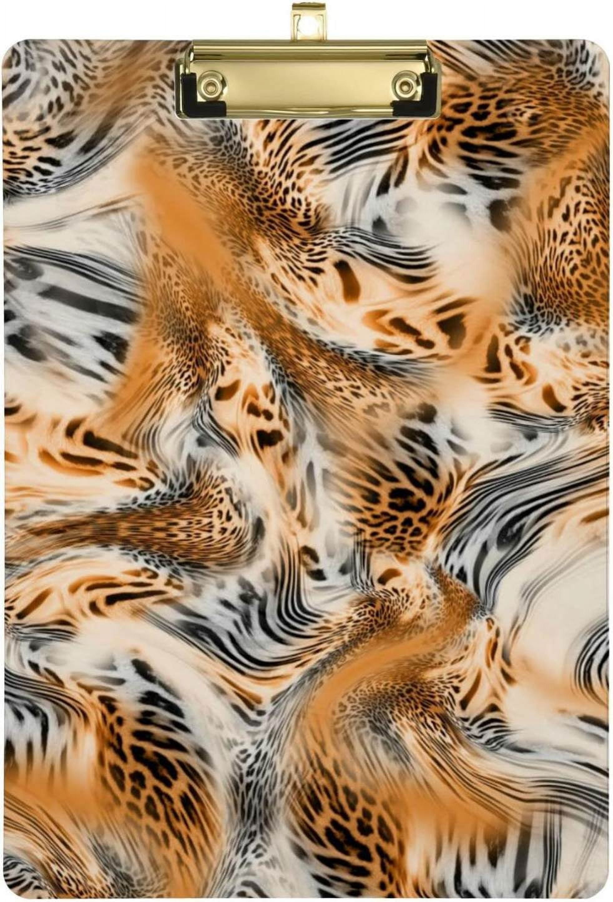 12.5"x9" Leopard Tiger Print Clipboards, Standard A4 Letter Size ...