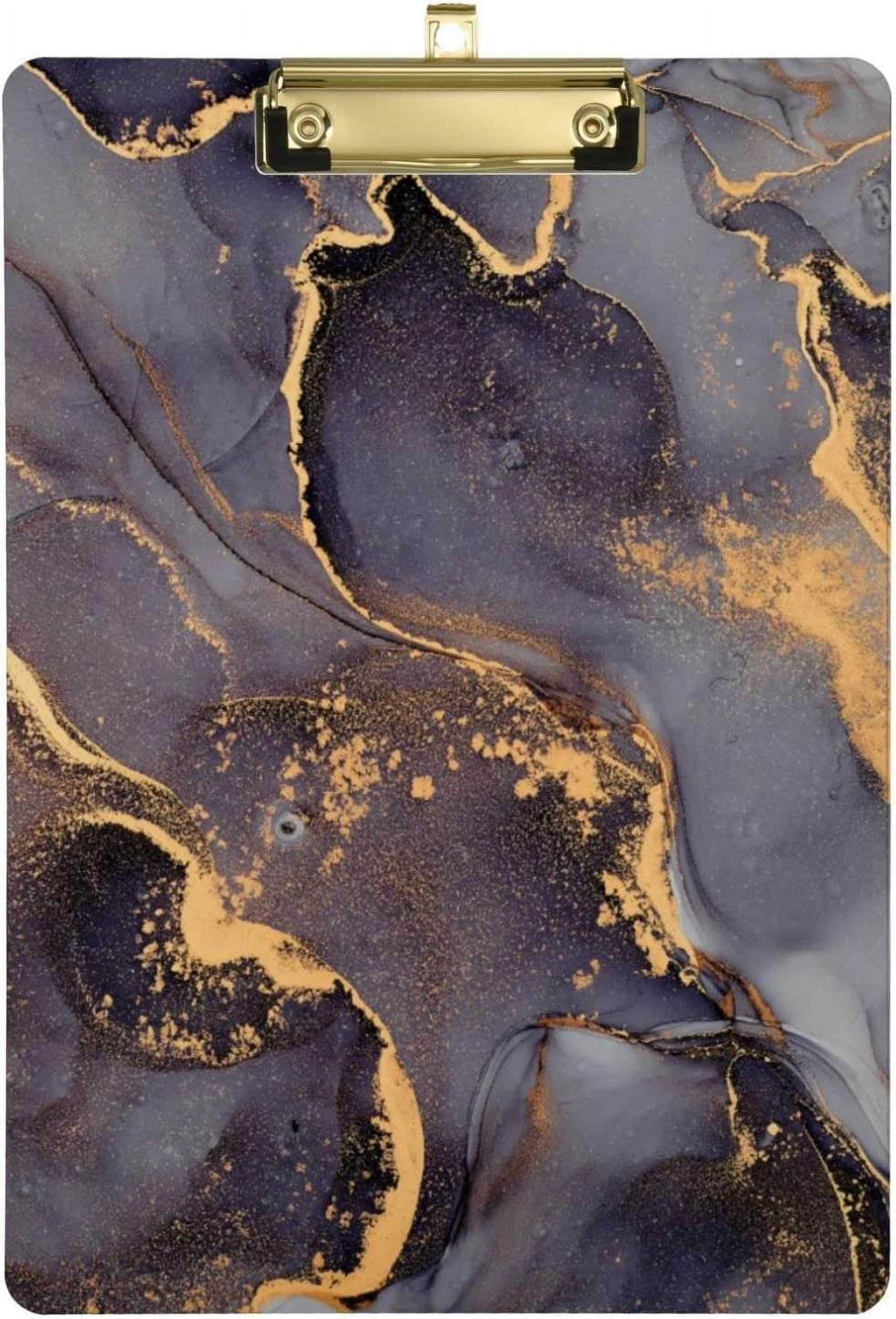 12.5"x9" Luxury Marble Texture Clipboards, Standard A4 Letter Size ...