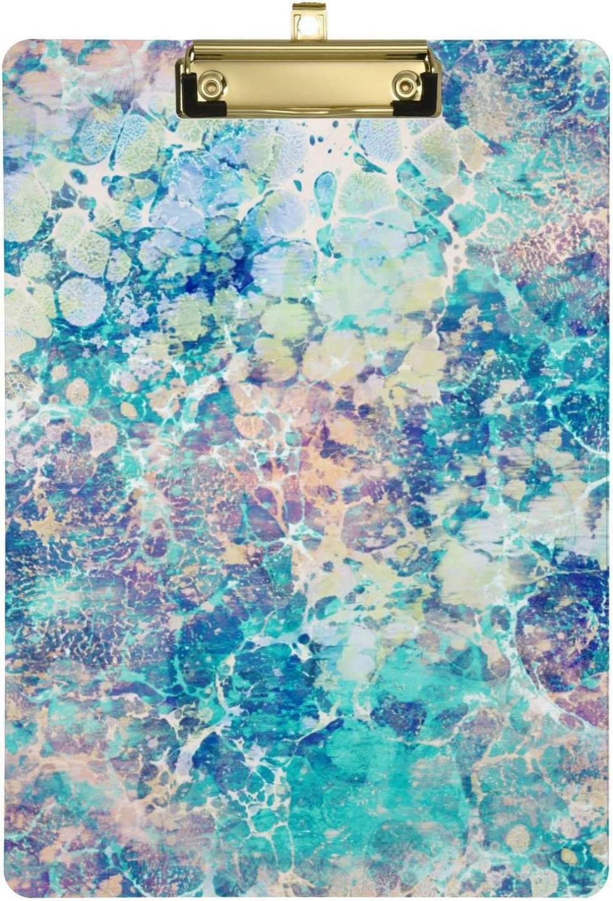 12.5"x9" Marble Colored Texture Clipboards, Standard A4 Letter Size ...