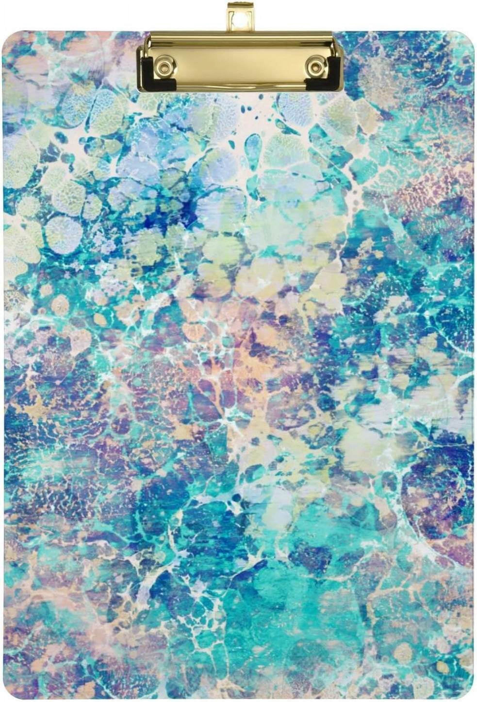 12.5"x9" Marble Colored Texture Clipboards, Standard A4 Letter Size ...