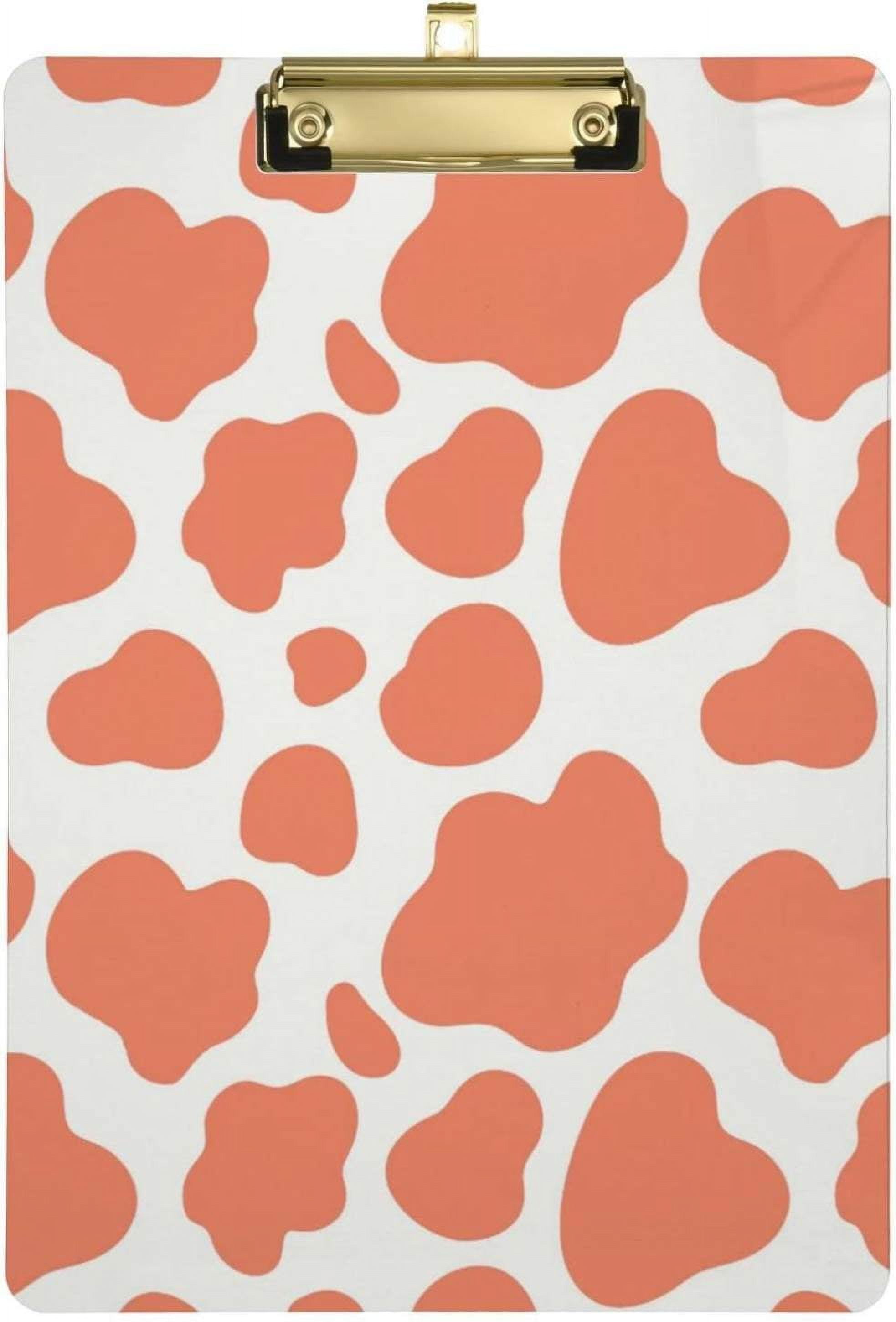 12.5"x9" Orange Leopard Print Clipboards, Standard A4 Letter Size ...