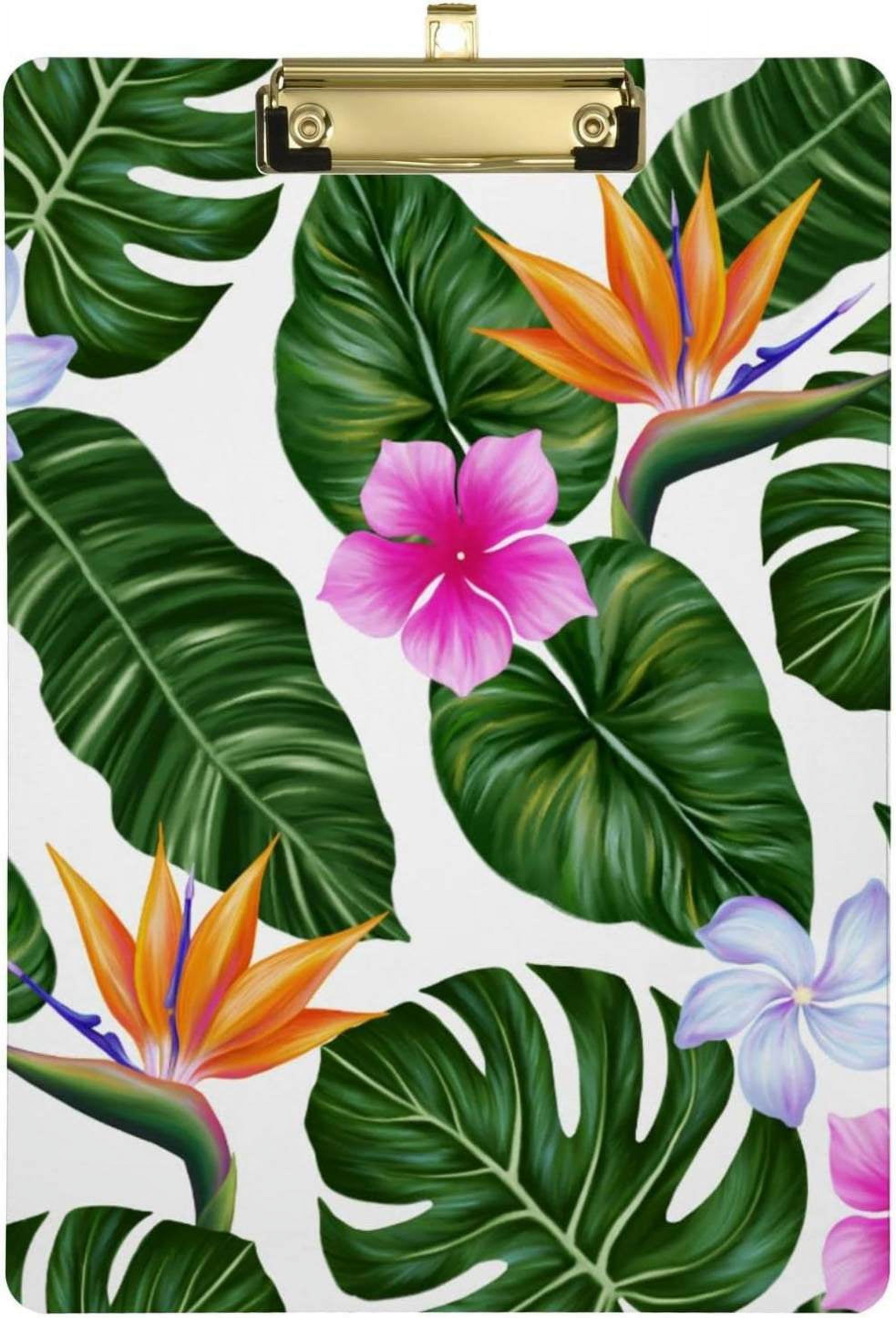 12.5"x9" Palm Leaf Clipboards, Standard A4 Letter Size Nursing ...