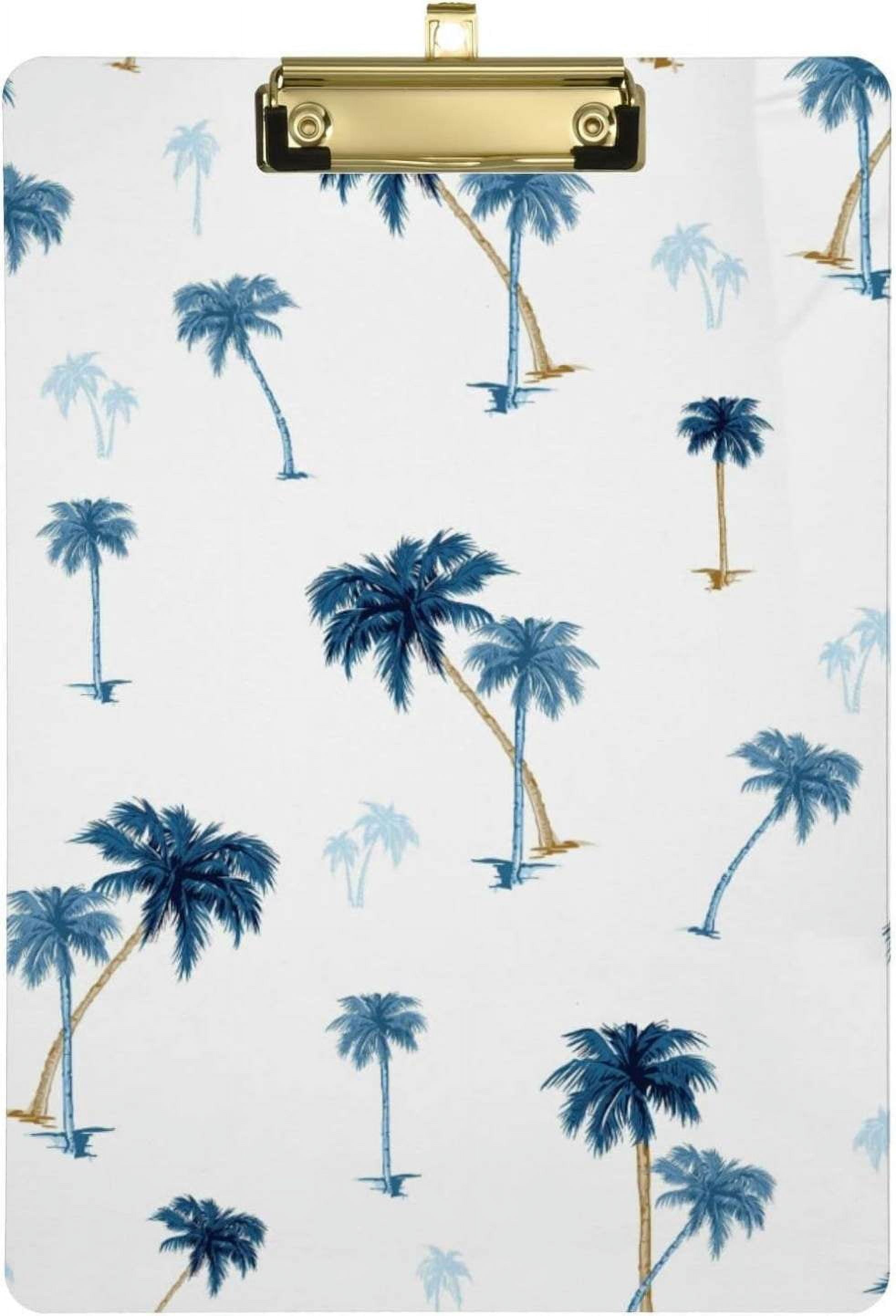 12.5"x9" Palm Trees Clipboards, Standard A4 Letter Size Nursing ...