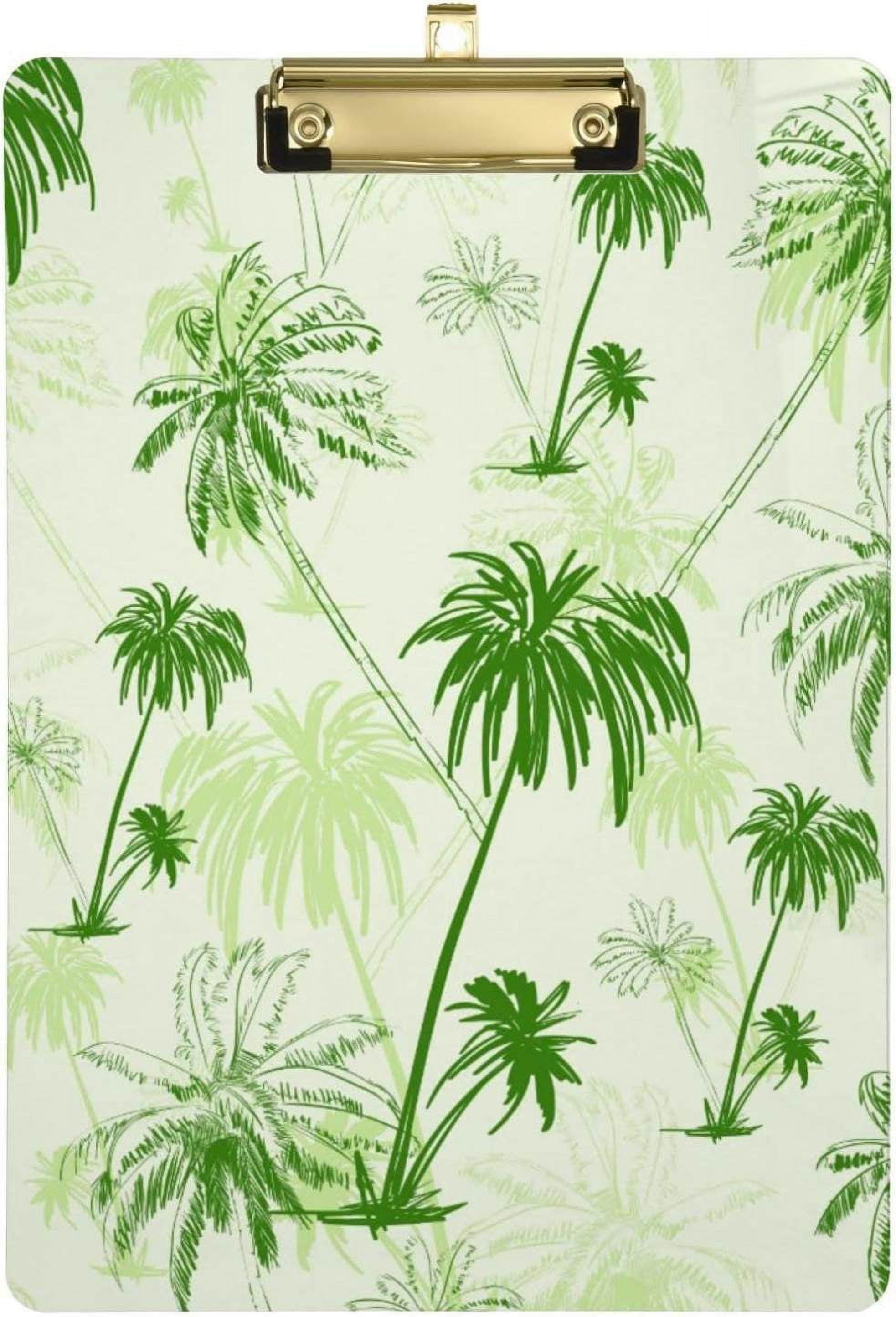 12.5"x9" Palm Trees Clipboards, Standard A4 Letter Size Nursing ...