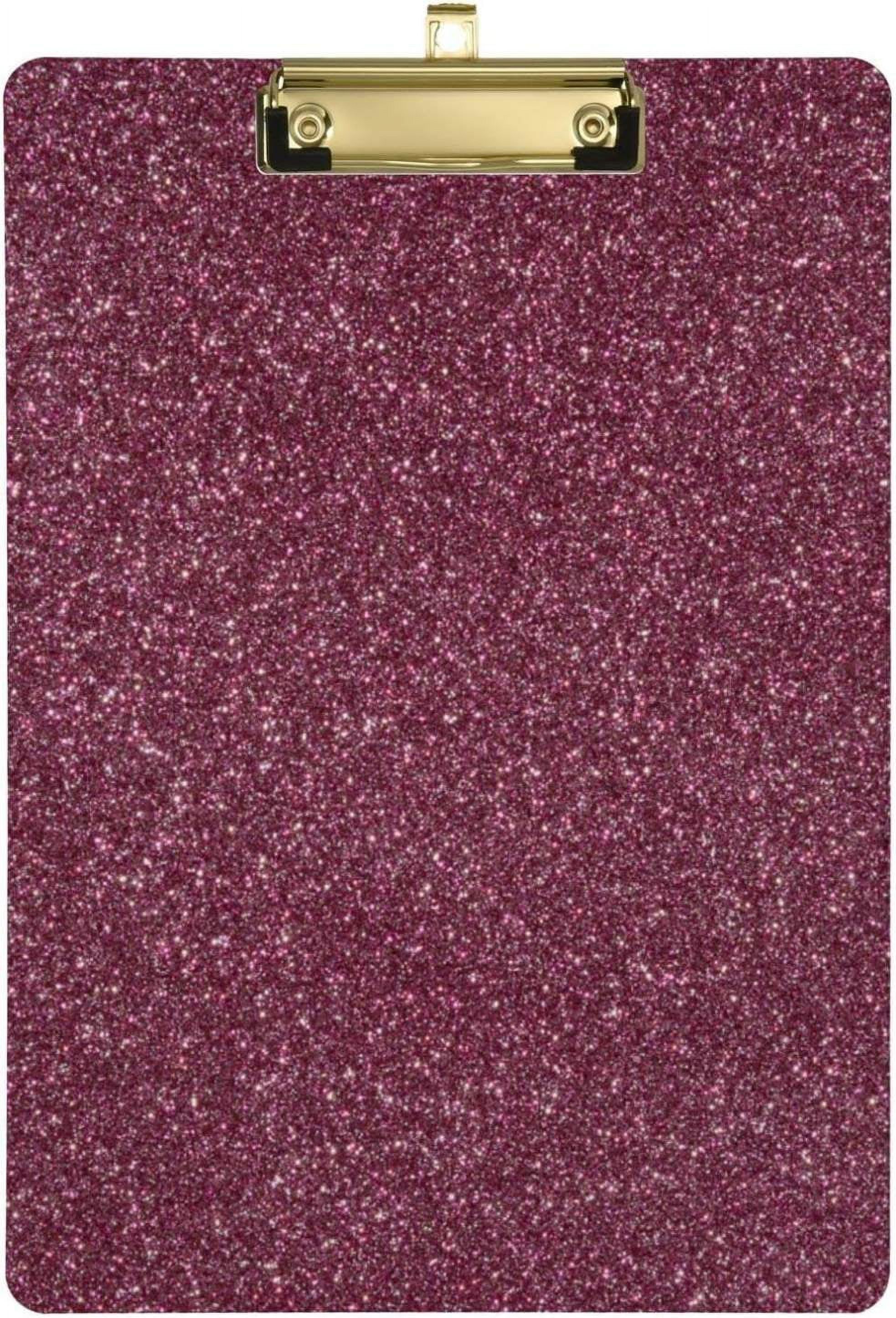 12.5"x9" Purple Glitter Texture Clipboards, Standard A4 Letter Size ...