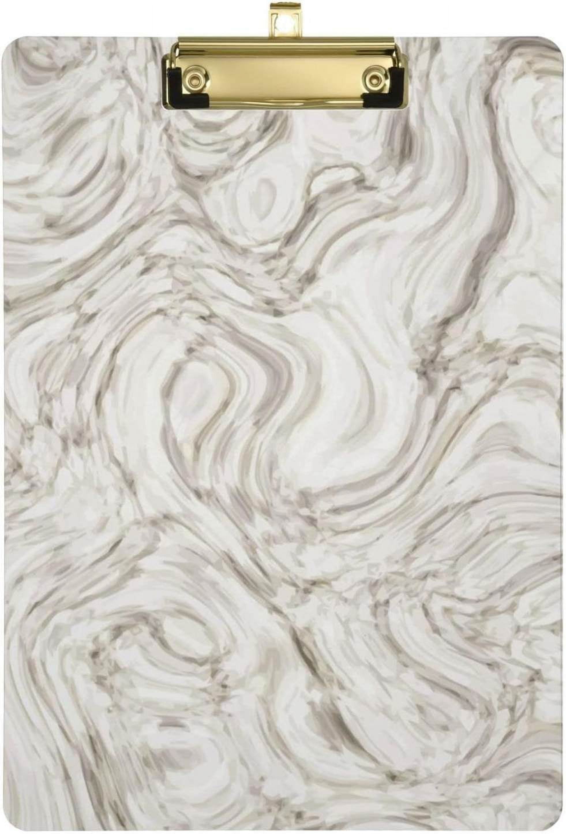 12.5"x9" Simple Marble Clipboards, Standard A4 Letter Size Nursing ...