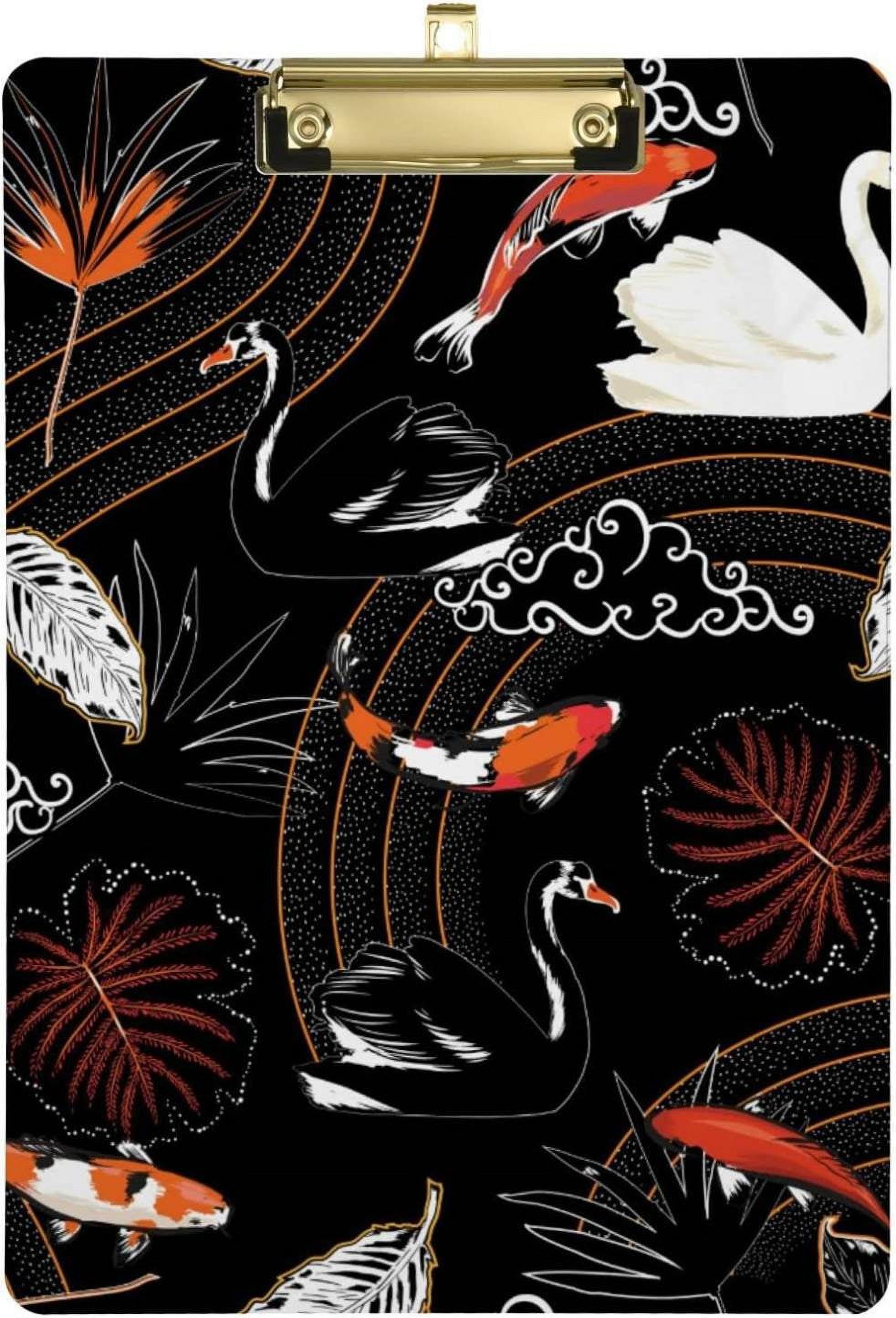12.5"x9" Ukiyoe Fish Clipboards, Standard A4 Letter Size Nursing ...