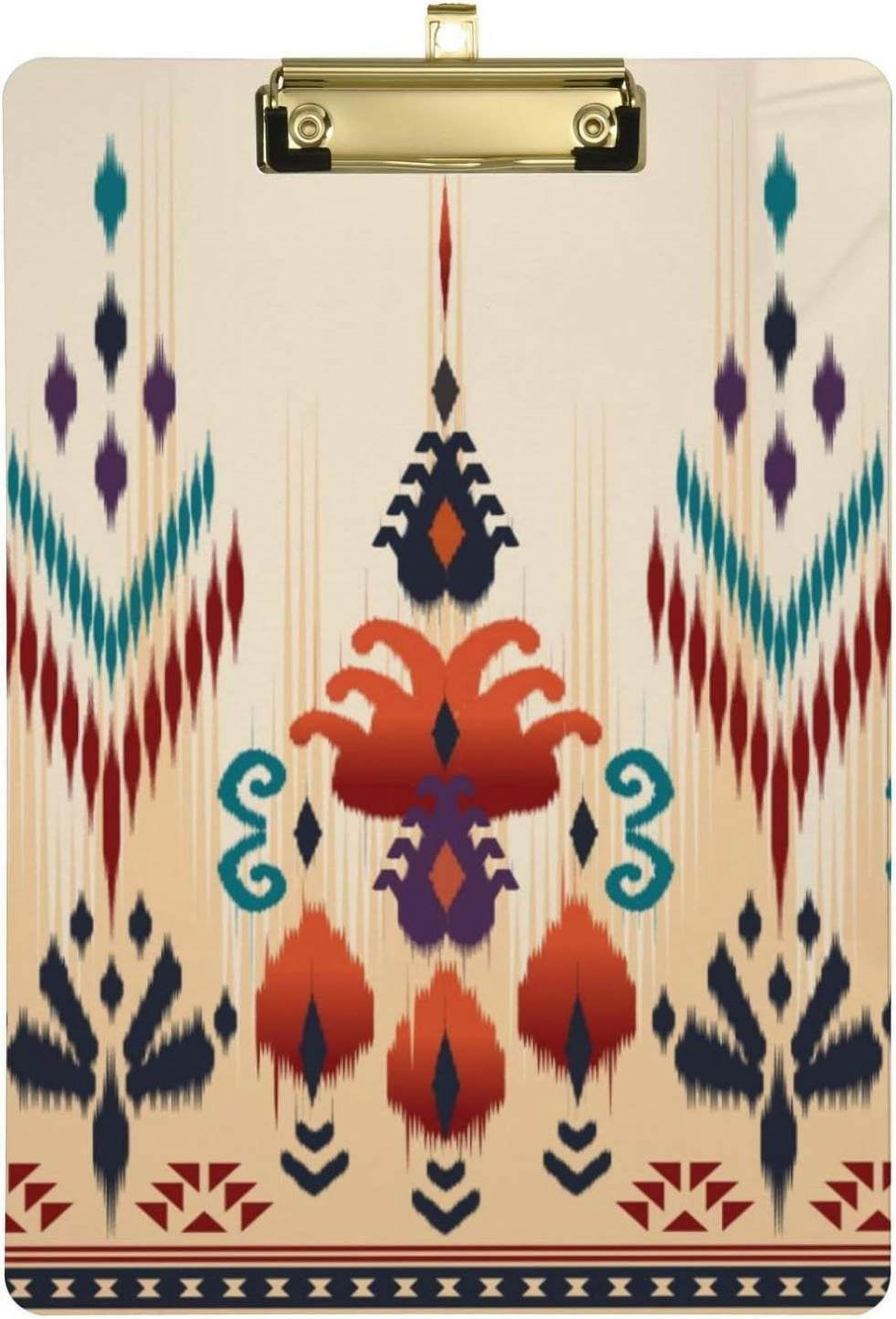12.5"x9" Western Desert Pattern Clipboards, Standard A4 Letter Size ...