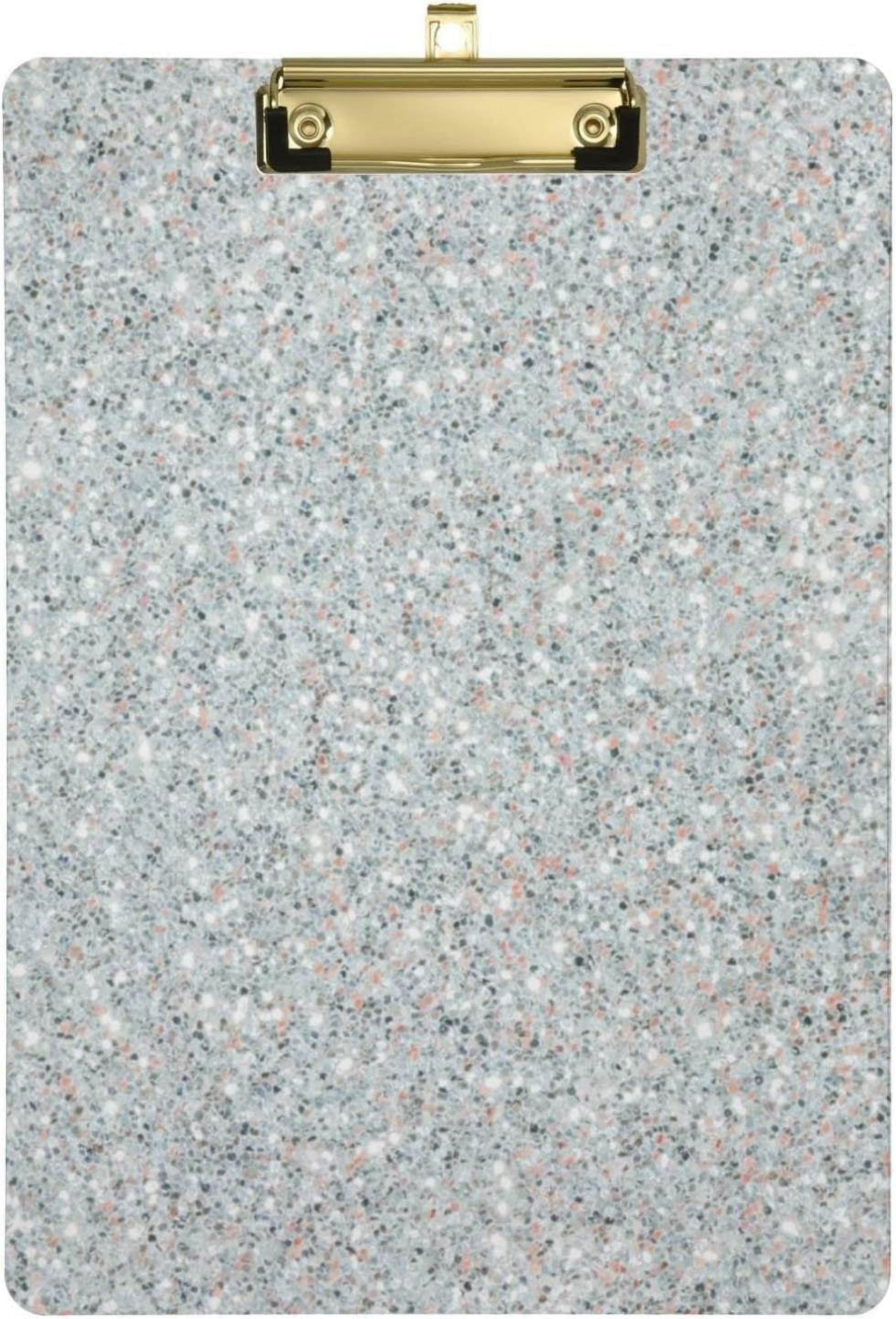 12.5"x9" White Glitter Texture Clipboards, Standard A4 Letter Size ...