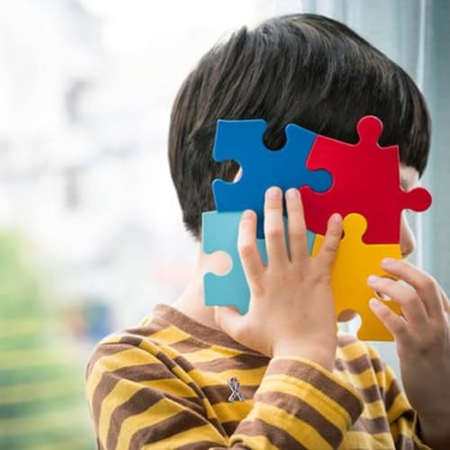 12/50/100Pack Autism Awareness Ribbon Walking Lapel Pins Bulk– Autistic ...