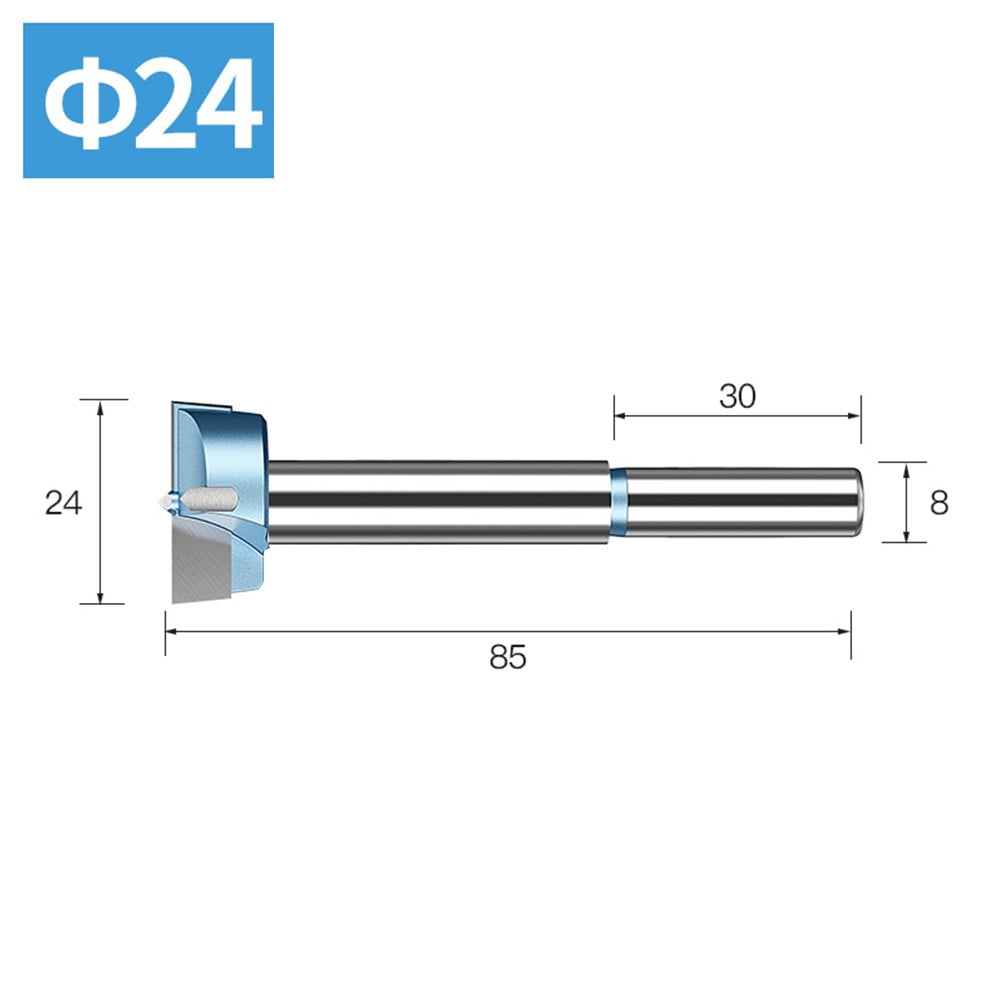 12-50mm Woodworking Tools Wood Hole Opener Drill Bit Reamer Hinge ...