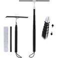 12-51’’ Telescopic Window Squeegee for High Windows, 2-in-1 Window ...