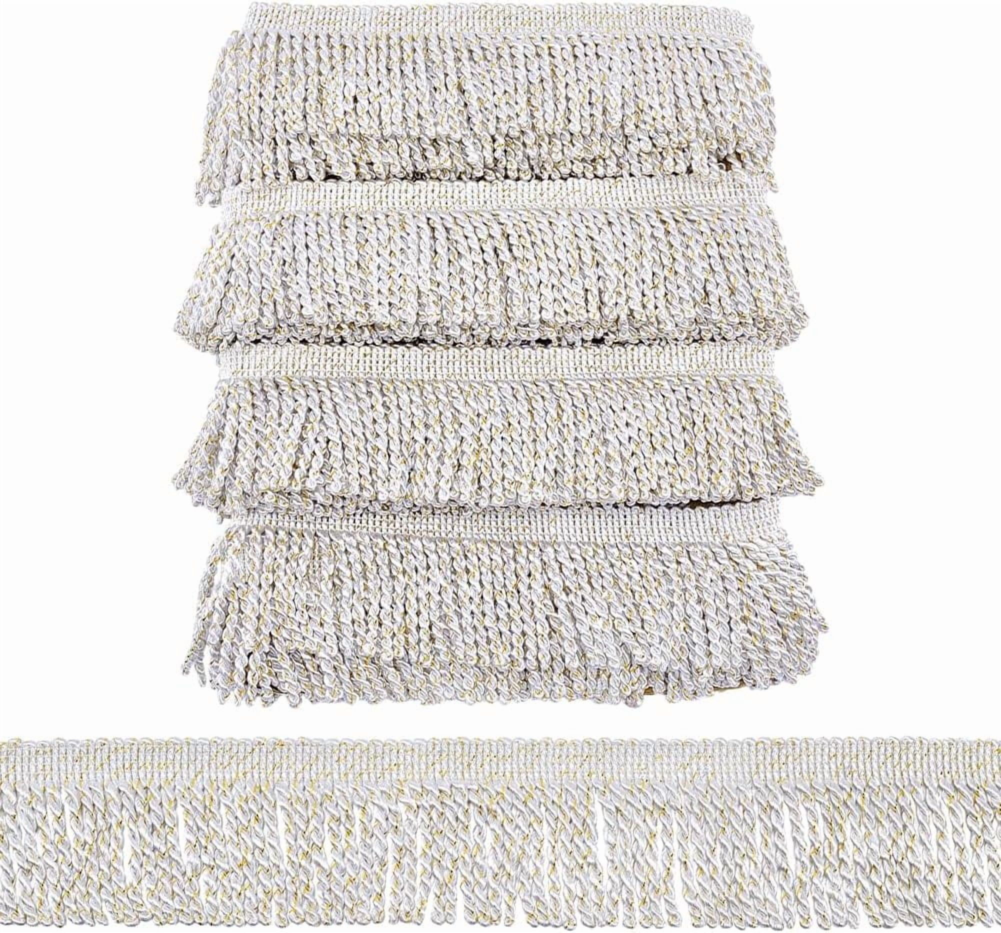 12.58 Yards Solid Fringe Trim 3.15 inch Wide Traditional Bullion Fringe ...
