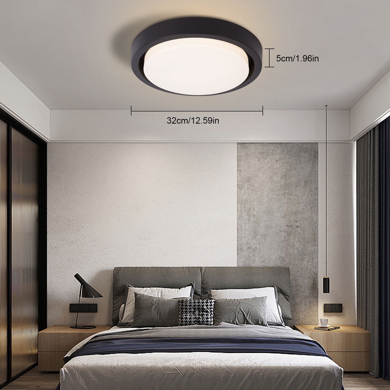 12.59inch 1200lm Small Ceiling Light LED Ceiling Lamp LED Fixture 18W ...